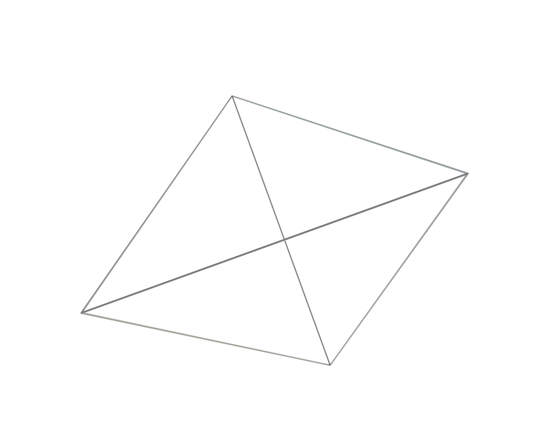 Polygonal Mesh Wireframe Abstract 3d Triangle Shape 36090521 Png