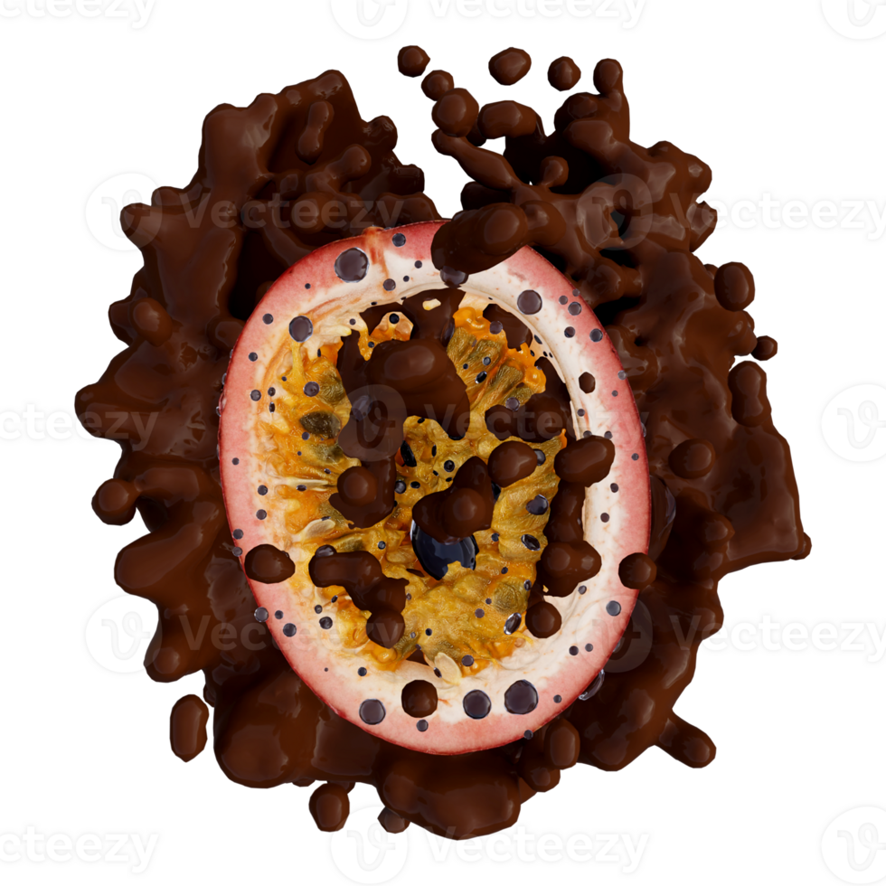 Realistic 3d Render Of Passion Fruit Best For Commercial And Design