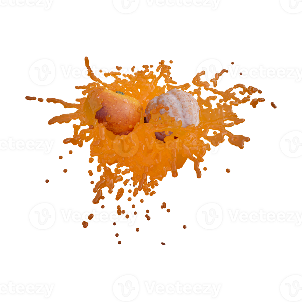 Realistic 3d Render Of Tangerine Fruit Best For Commercial And Design