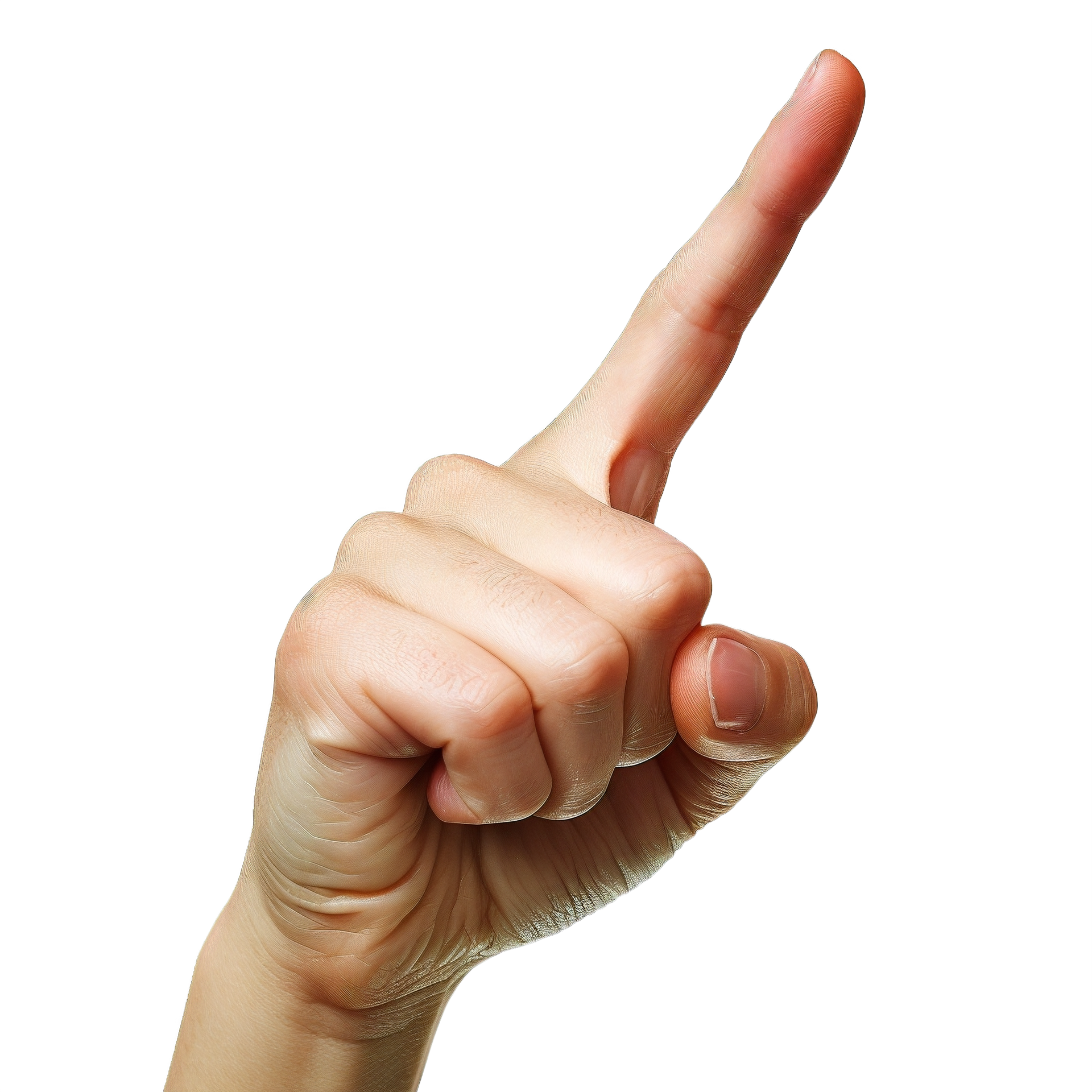 AI generated Index Finger Pointing Up Gesture Isolated on transparent ... AI generated Index Finger Pointing Up Gesture Isolated on transparent ...