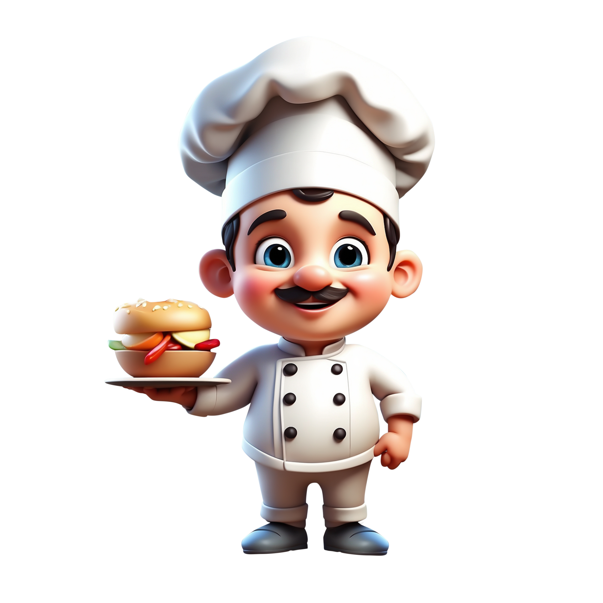 AI generated Cute 3d Chef 36110064 PNG