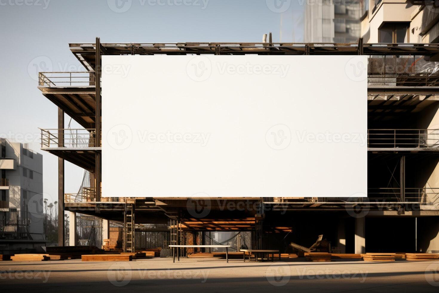 AI generated Project planning perfection Scaffold and building mock up ...