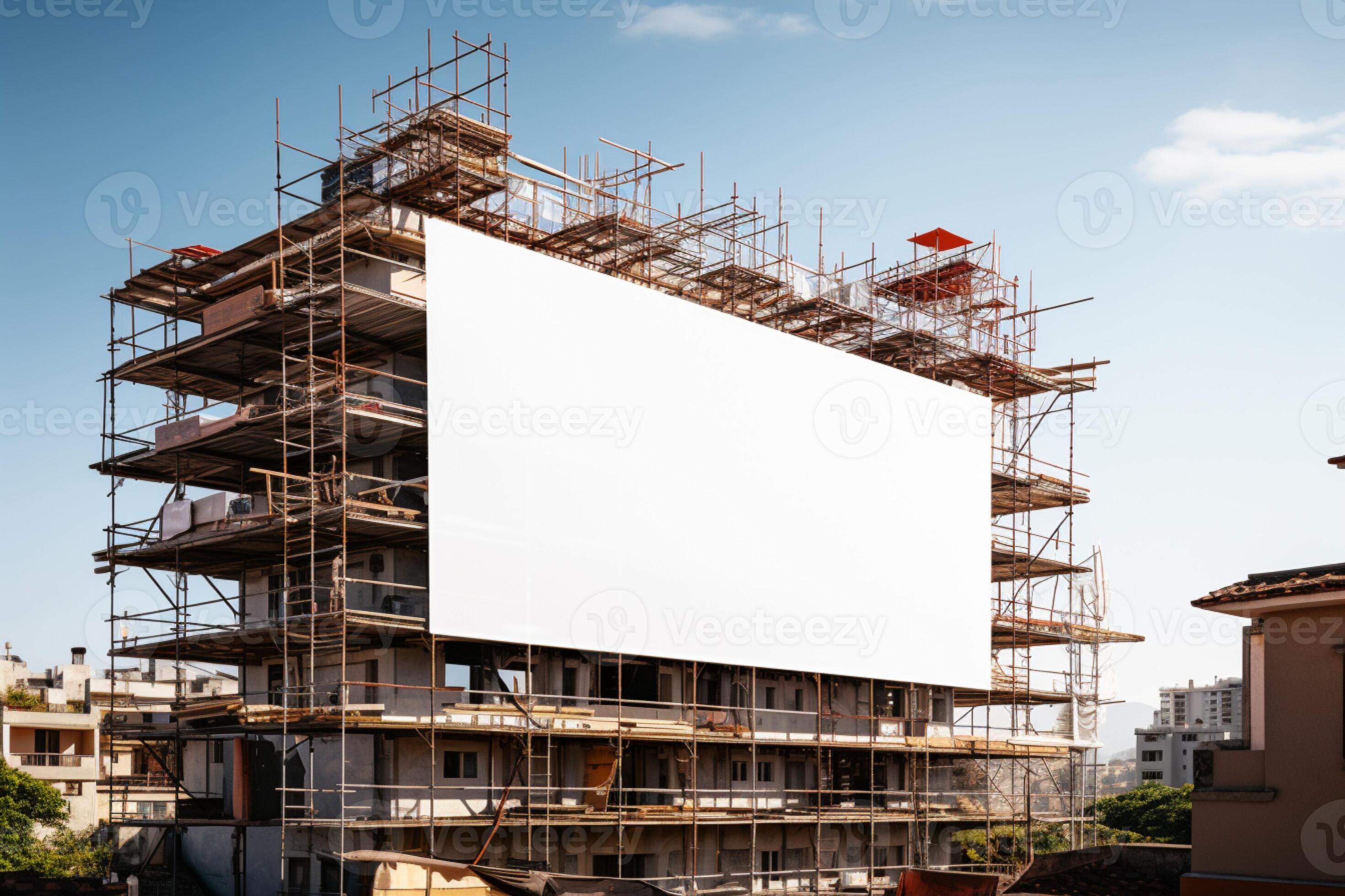 AI generated Project planning perfection Scaffold and building mock up ...