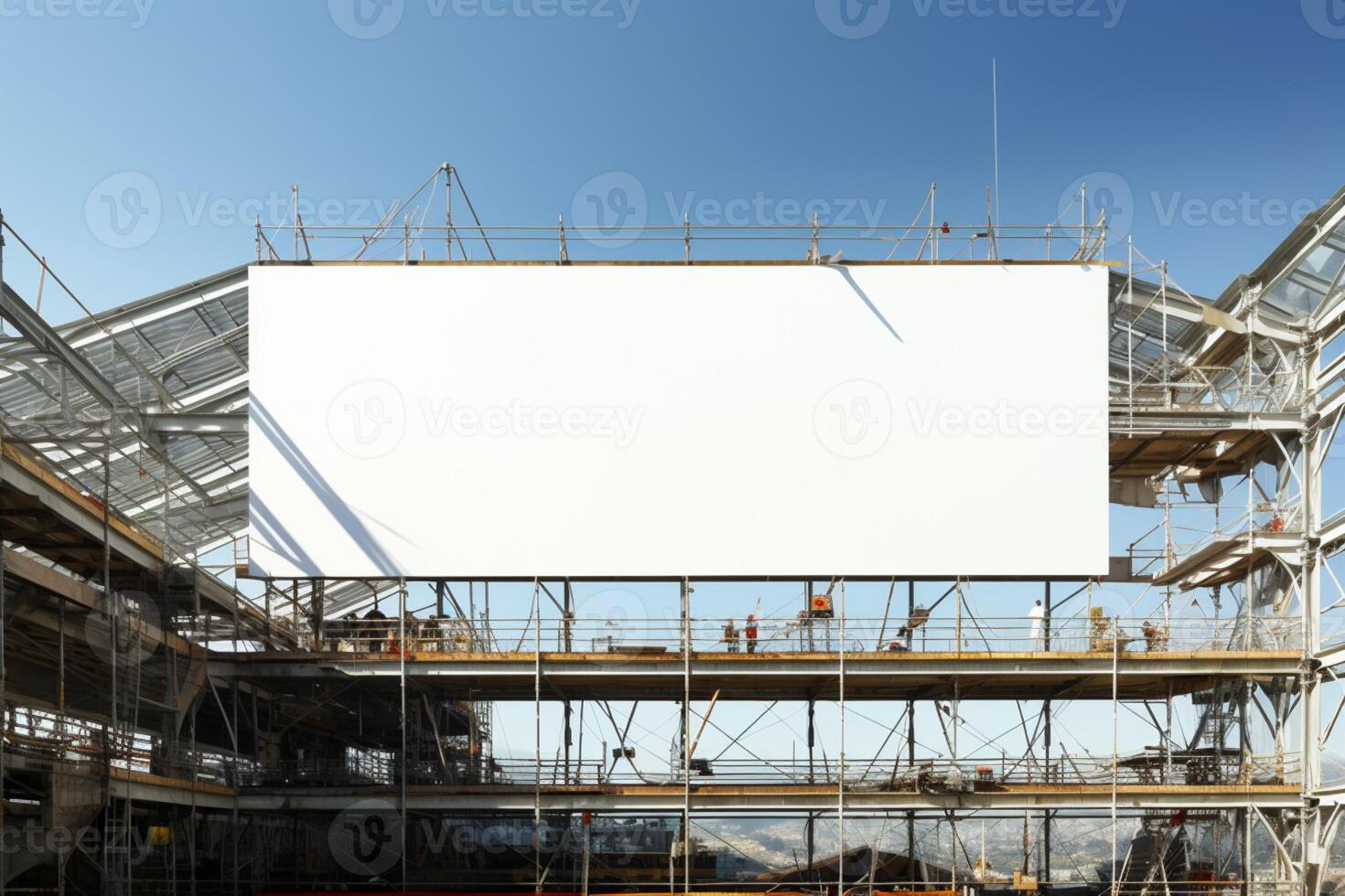 AI generated Project planning perfection Scaffold and building mock up ...