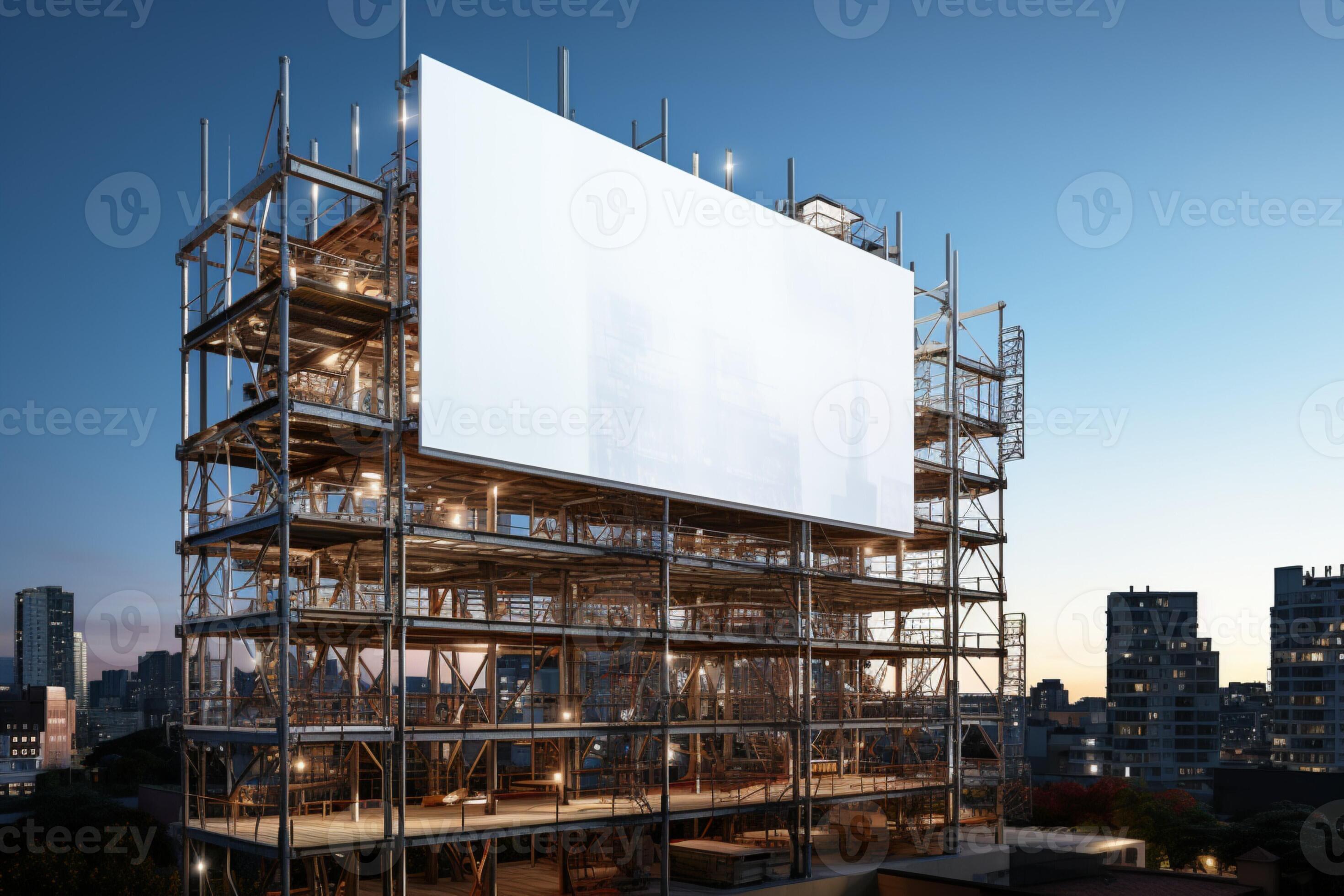 AI generated Project planning perfection Scaffold and building mock up ...