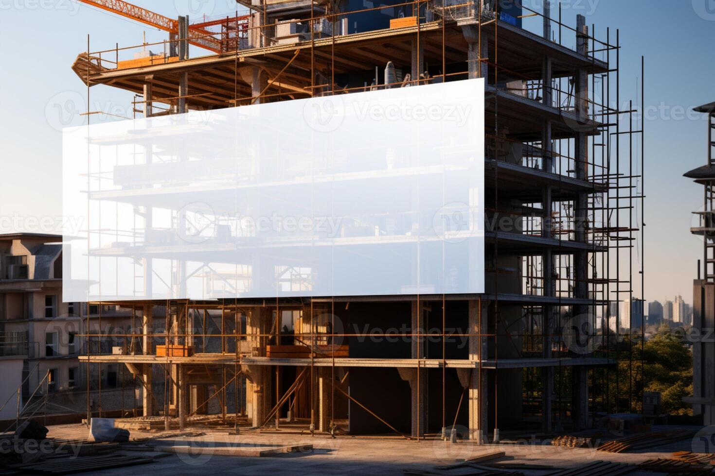 AI generated Project planning perfection Scaffold and building mock up ...