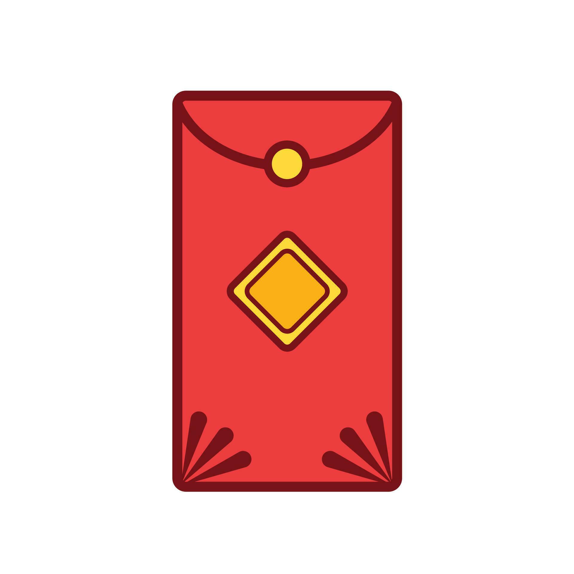 Angpao Angpow Ampao Or Chinese Lunar Red Envelope Packet Colored
