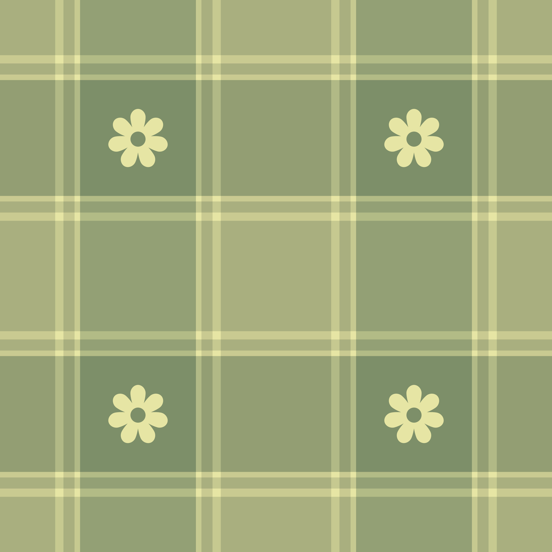 Spring Gingham Pattern Seamless Checked Plaids Pastel Vichy