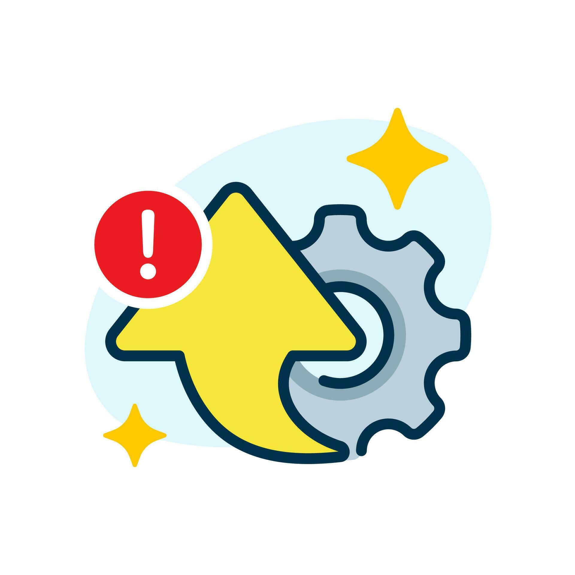 new app software update available concept illustration flat design ...