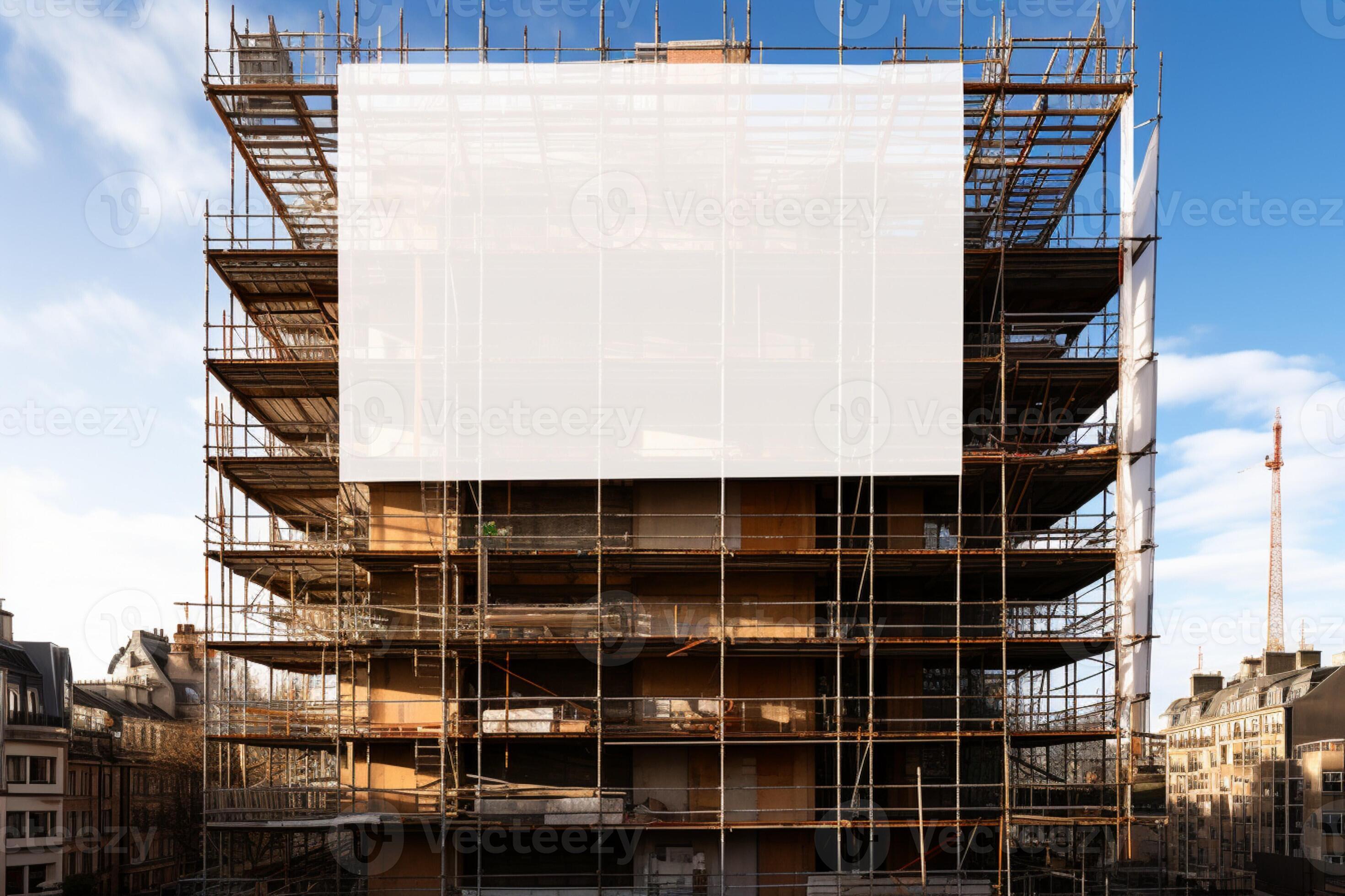 AI generated Project planning perfection Scaffold and building mock up ...