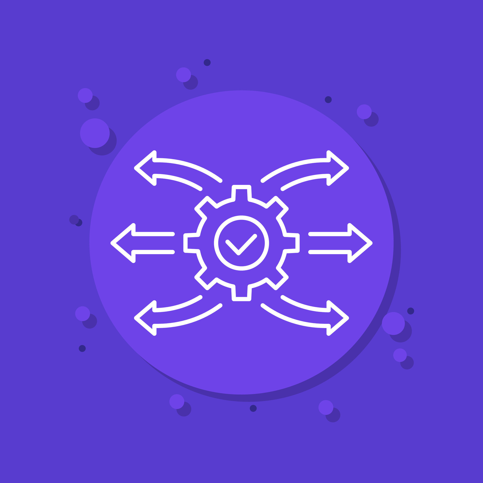 Deployment Icon Project Execution Line Vector 36127533 Vector Art At