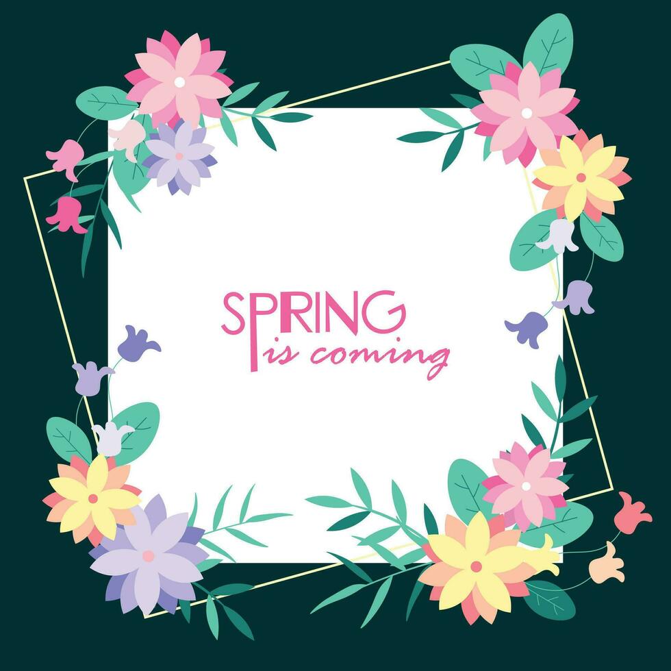 Hello spring text vector background design 36134512 Vector Art at Vecteezy