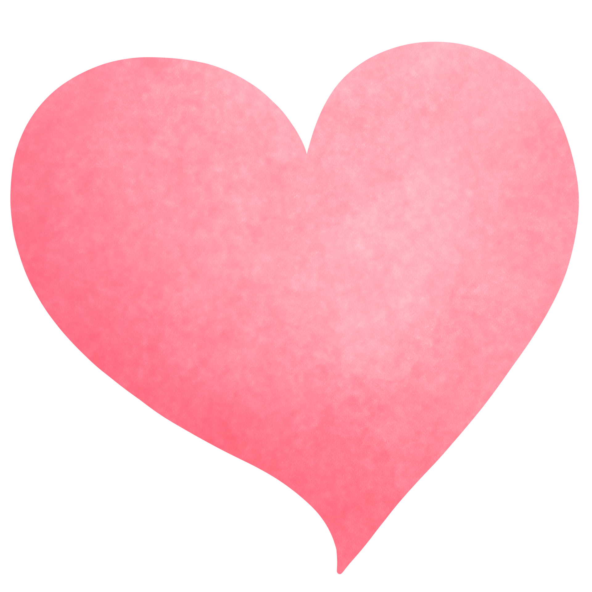 Watercolor pink heart clipart.Romantic pink hearts.Love clipart ...