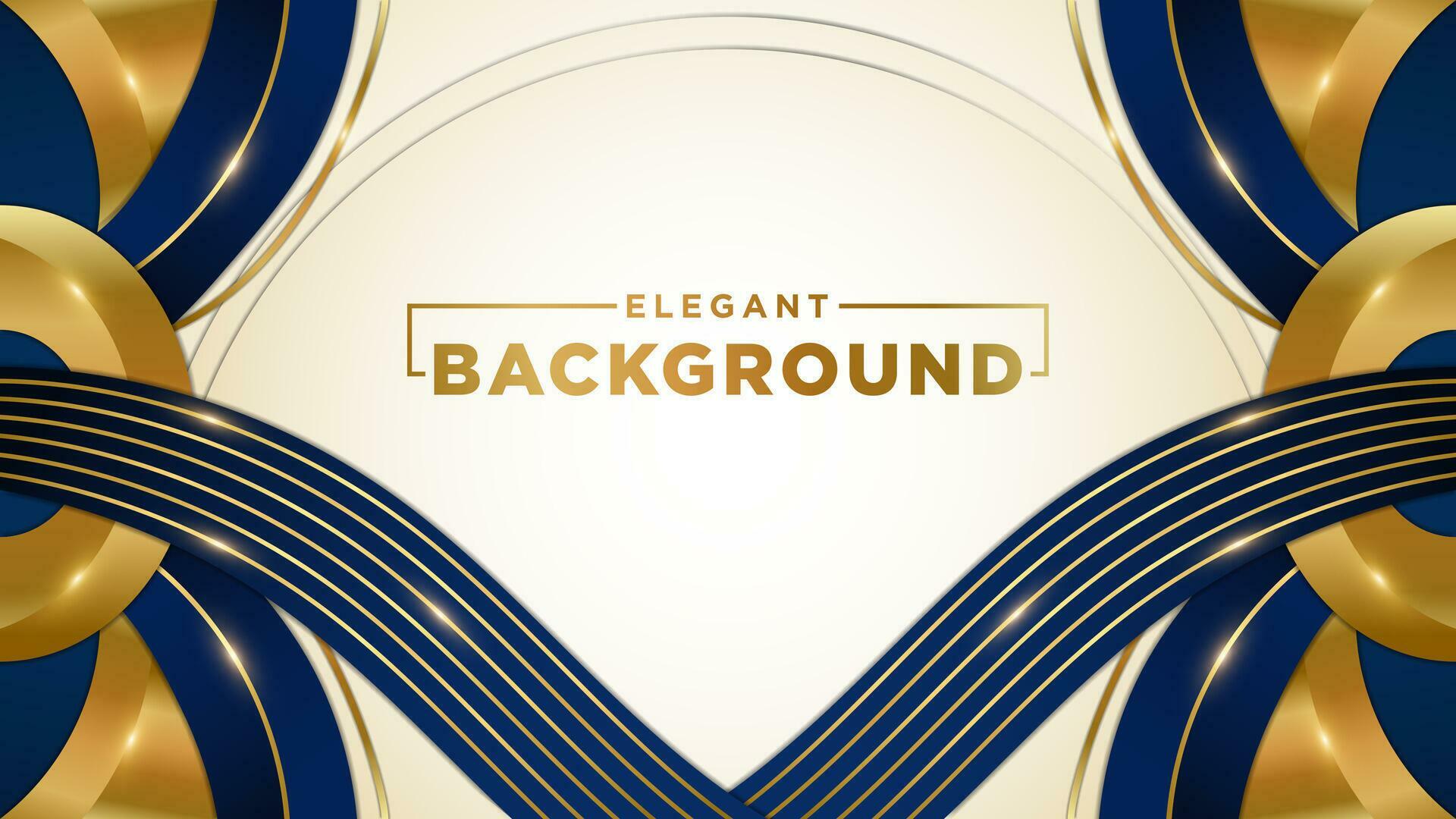 Vector Luxury Blue and Gold Background 36137475 Vector Art at Vecteezy
