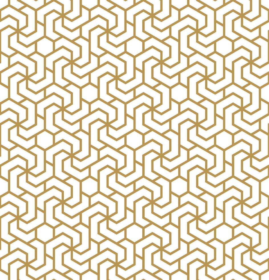 Seamless geometric hexagon pattern in a modern style 36138195 Vector ...