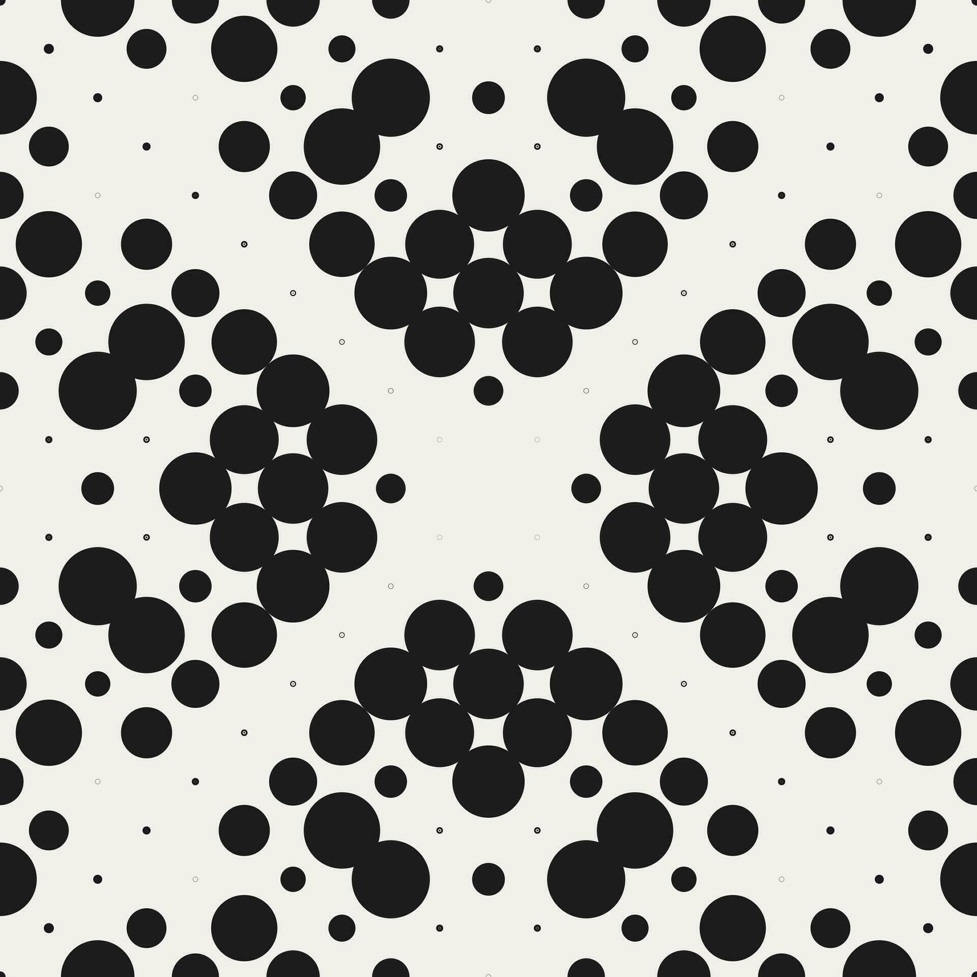 Abstract Monochrome Dot Vector Seamless Pattern Design 36140214 Vector ...