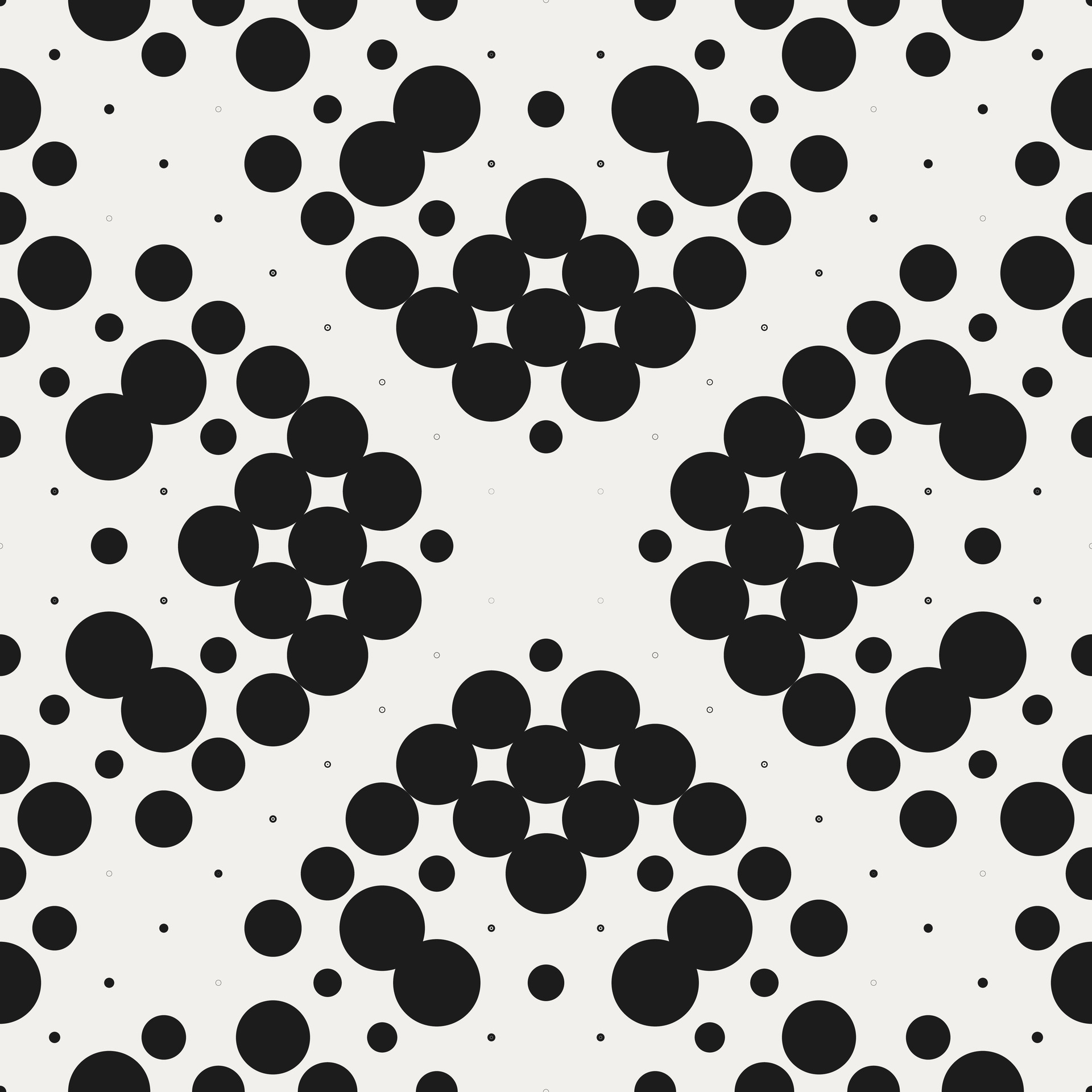 Abstract Monochrome Dot Vector Seamless Pattern Design 36140214 Vector