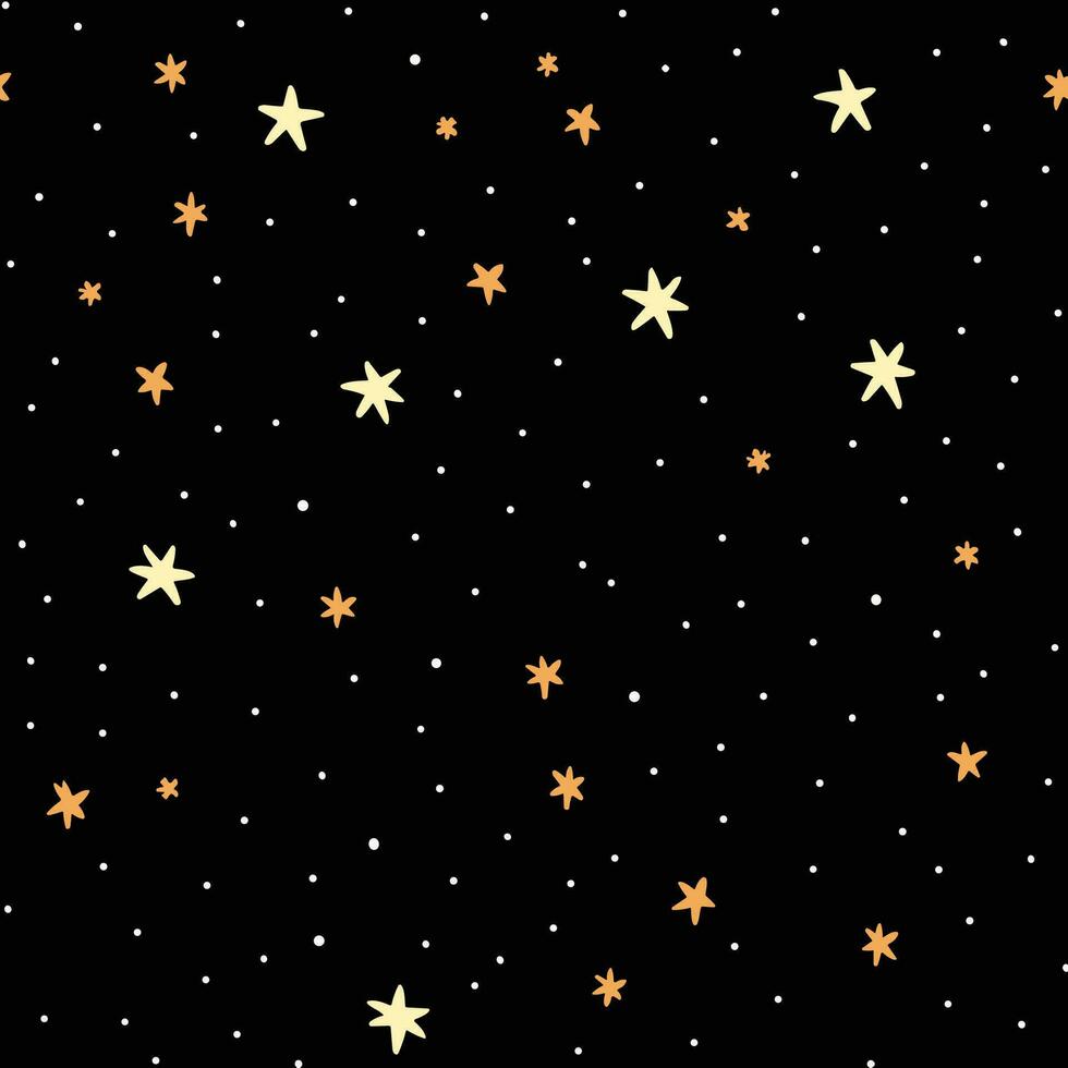 vector seamless stars pattern on black background 36140860 Vector Art ... vector seamless stars pattern on black background 36140860 Vector Art ...