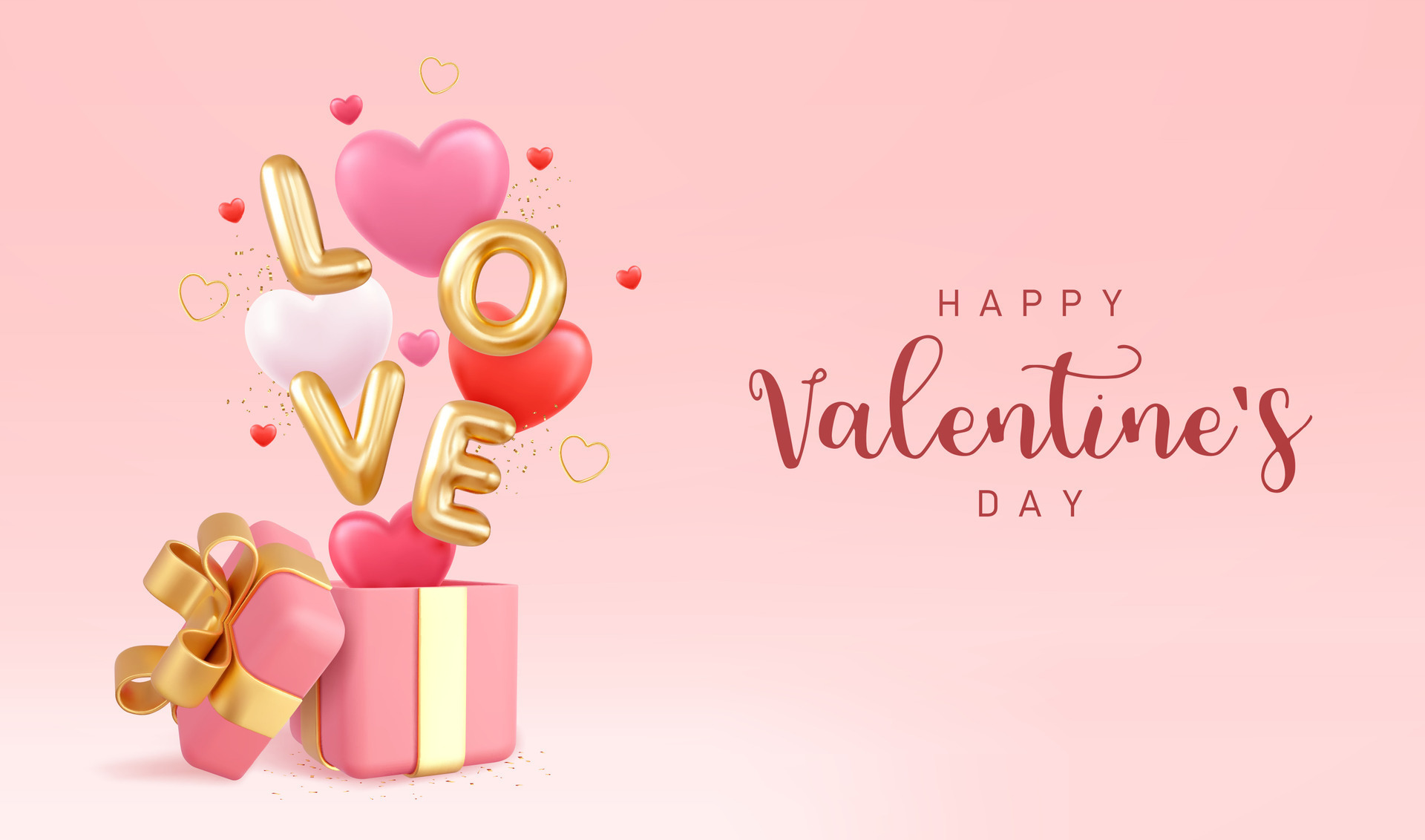 3d Valentine s day design. 36143441 Vector Art at Vecteezy