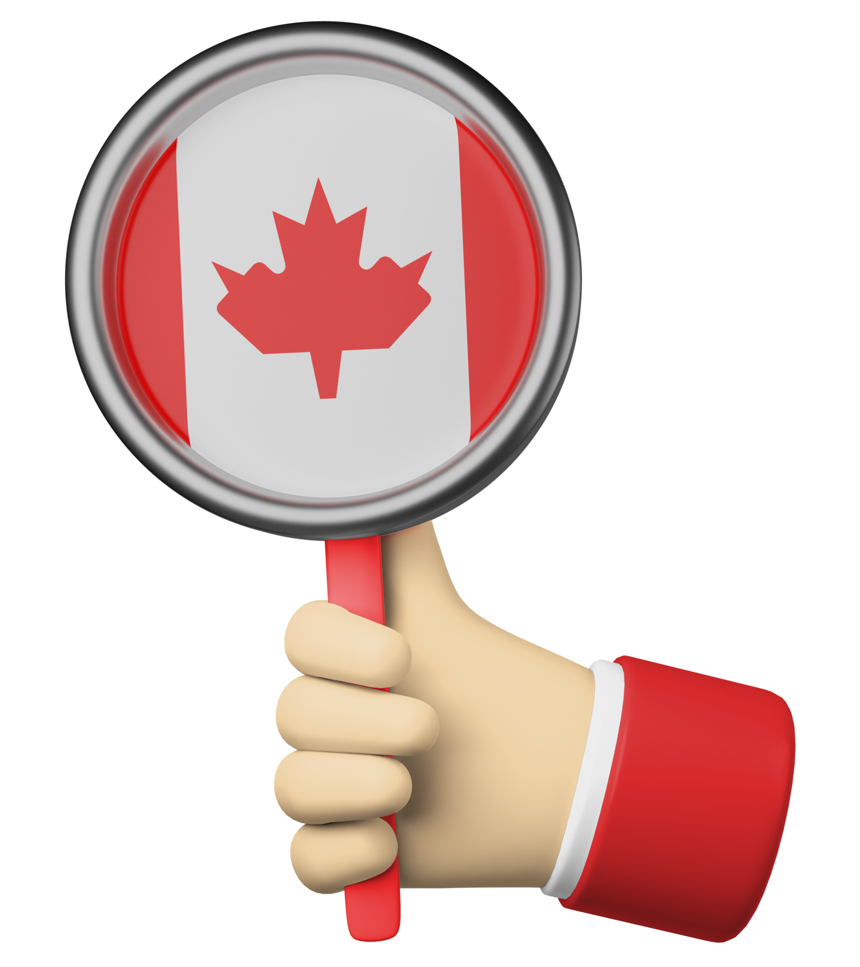 3d Illustration Hand Holding National Flag Of Canada 36152612 Png