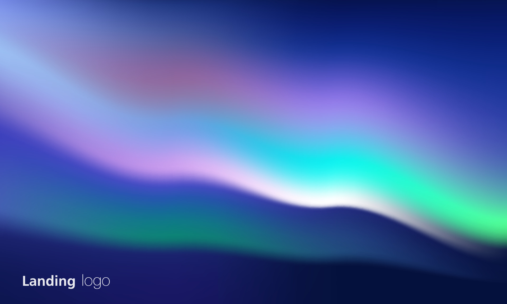 Gradient abstract backgrounds of northern lights. aurora borealis sky. soft tender purple, green ...