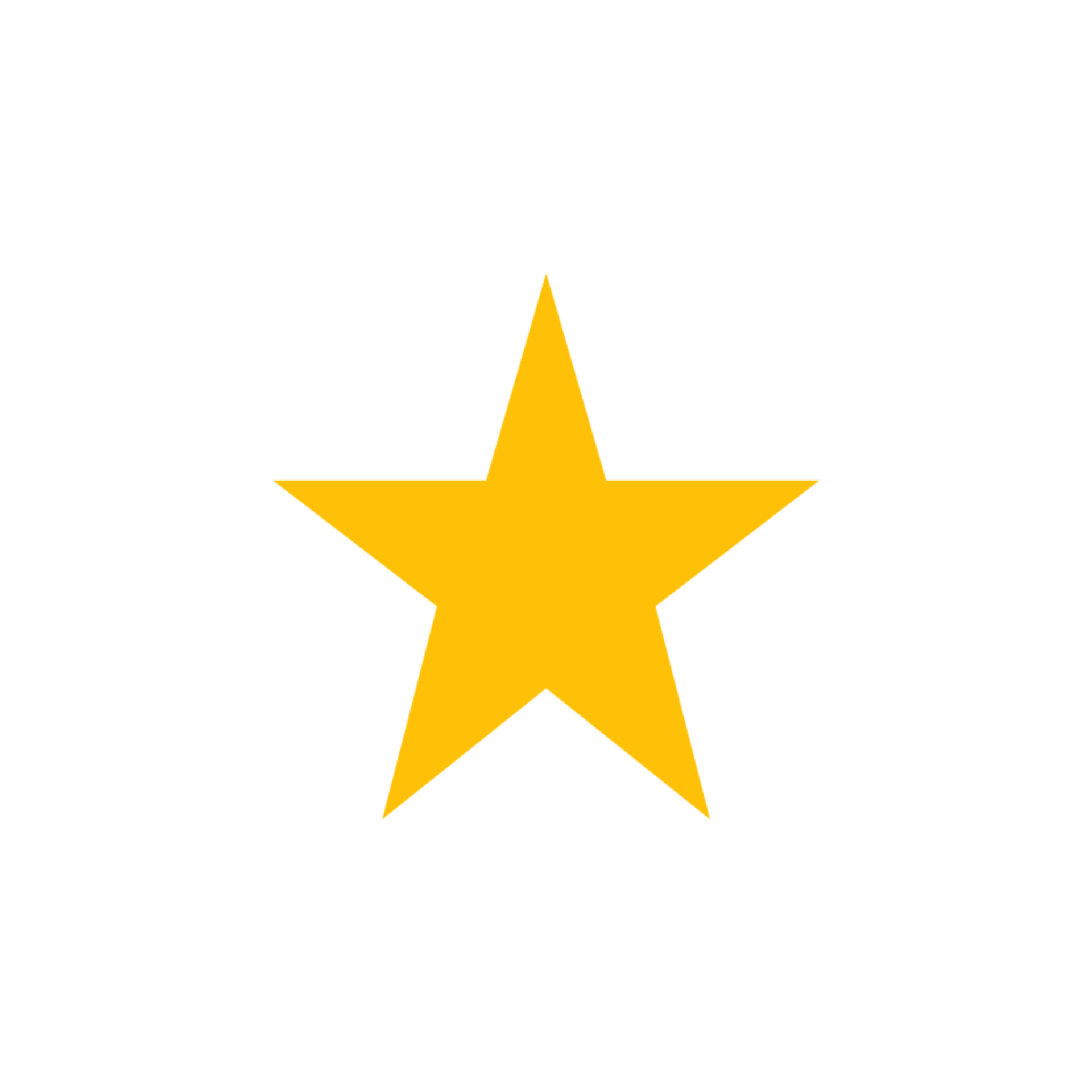 Yellow Star isolated on transparent background. 36155032 PNG