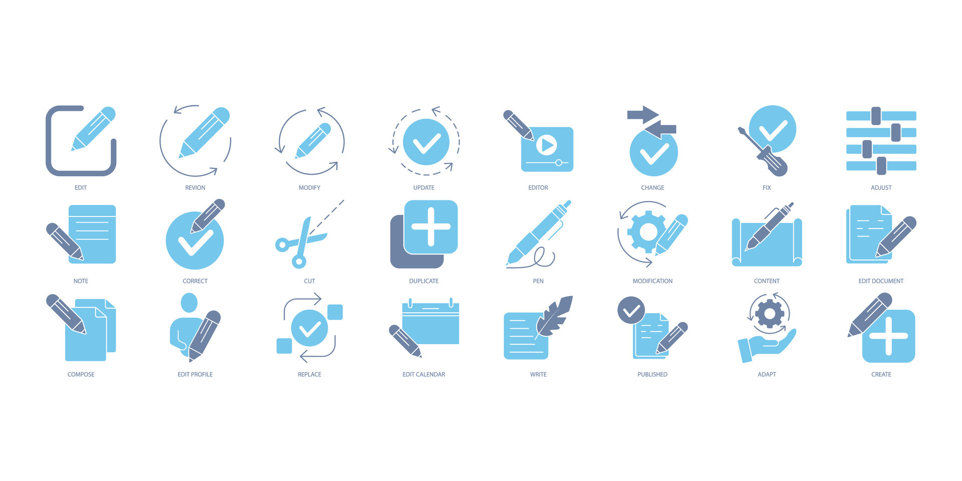 Edit Tool Icons Set Set Of Editable Stroke Iconsvector Set Of Edit Tool 36155238 Vector Art At