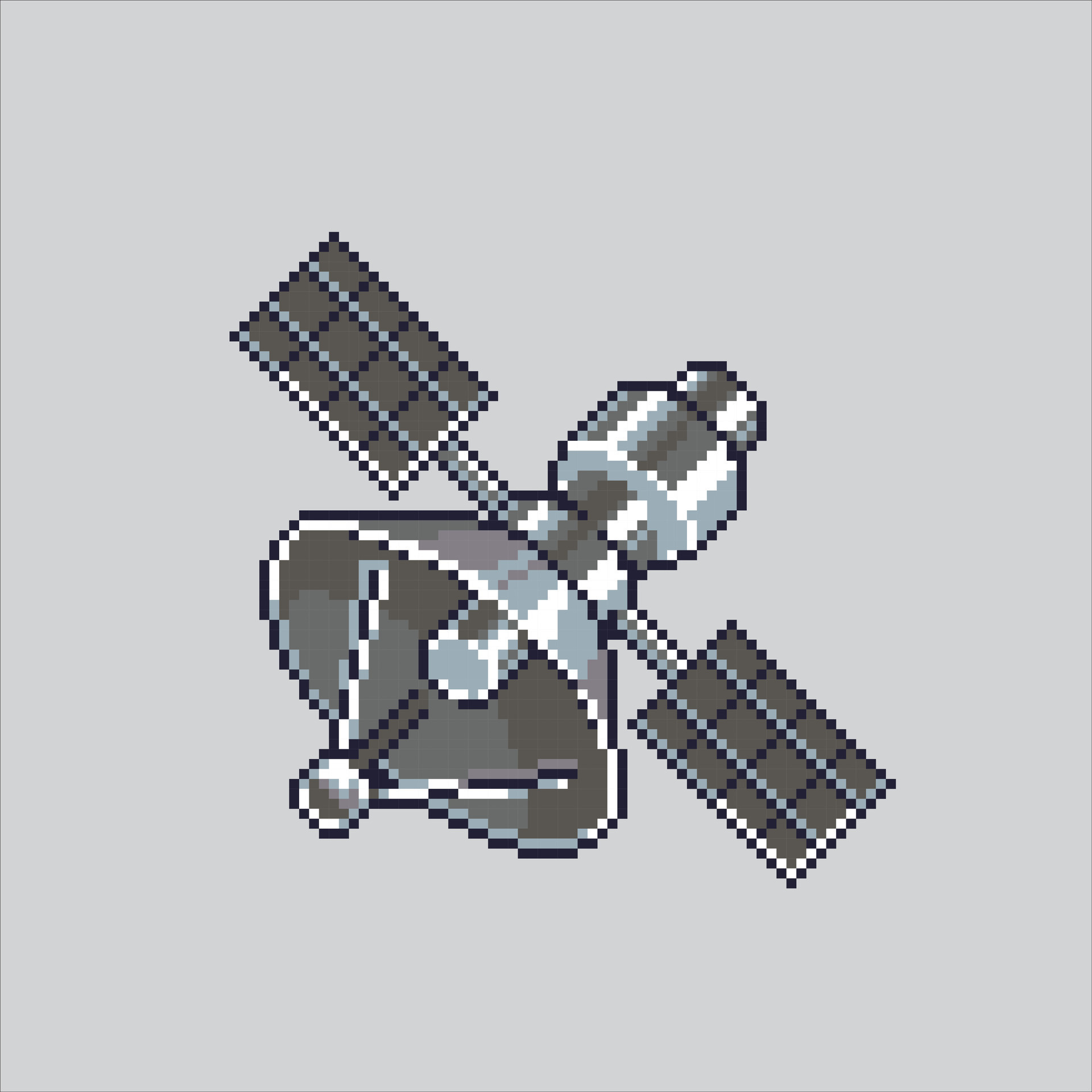 Pixel Art Illustration Space Satellite Pixelated Satellite Space Satellite Pixelated For The