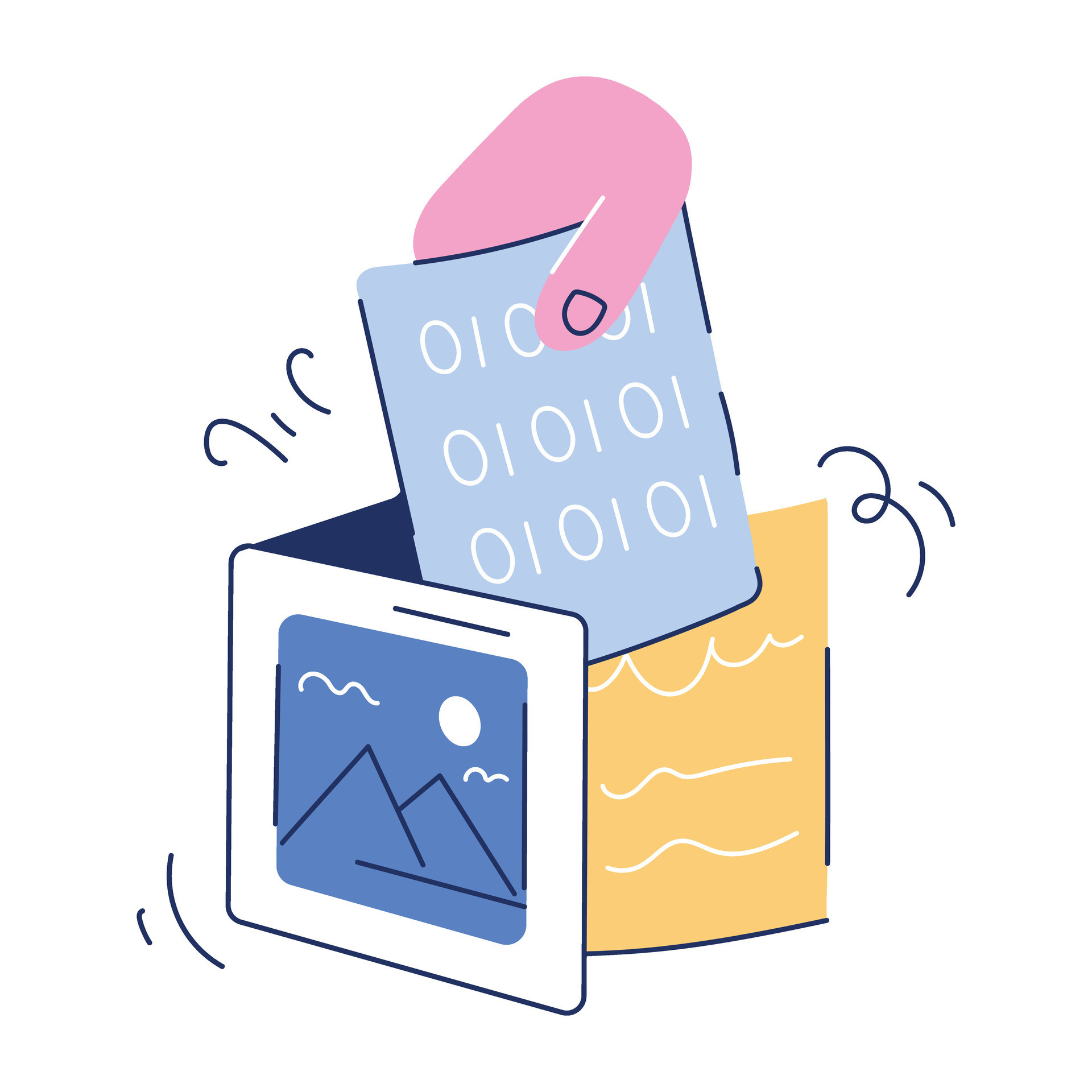 Source Code Doodle Mini Illustration 36156297 Vector Art at Vecteezy