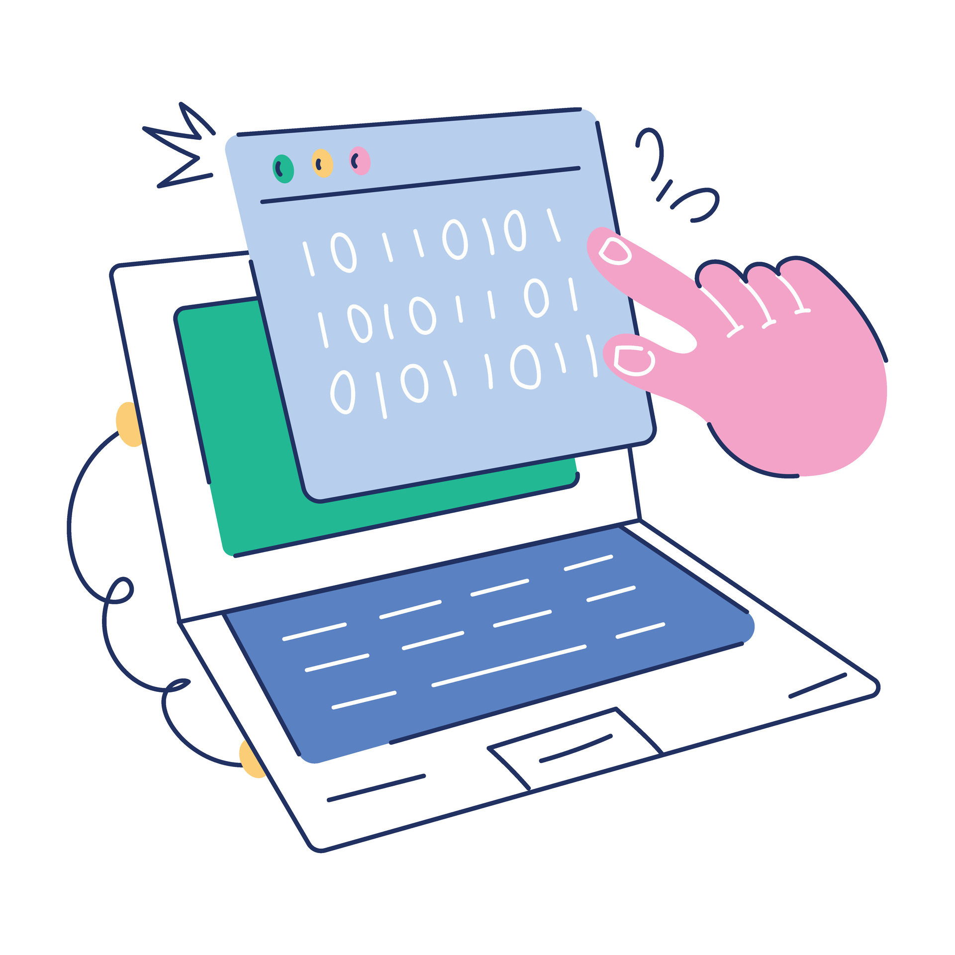 Web Programming Doodle Mini Illustration 36156318 Vector Art at Vecteezy