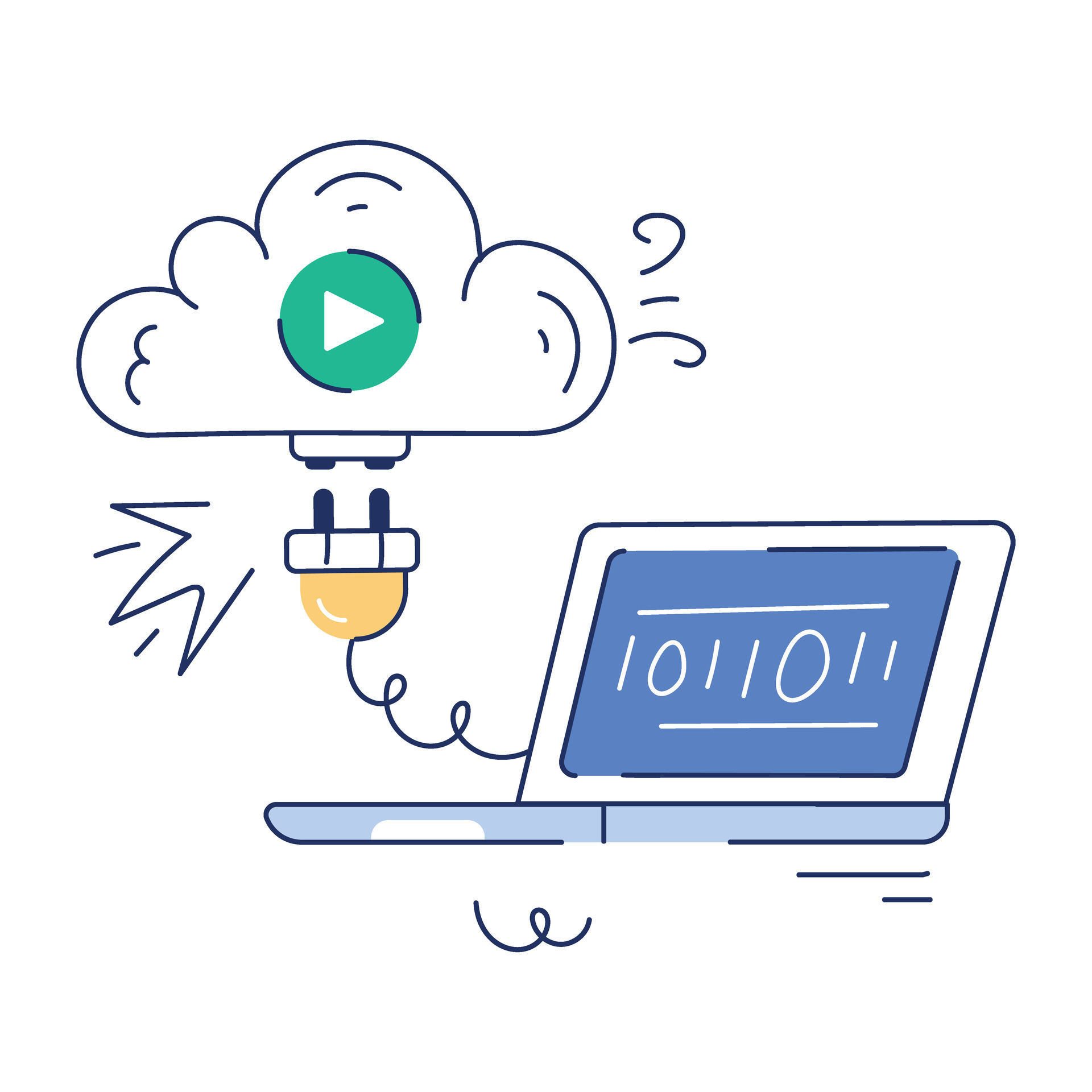 Source Code Doodle Mini Illustration 36156325 Vector Art at Vecteezy