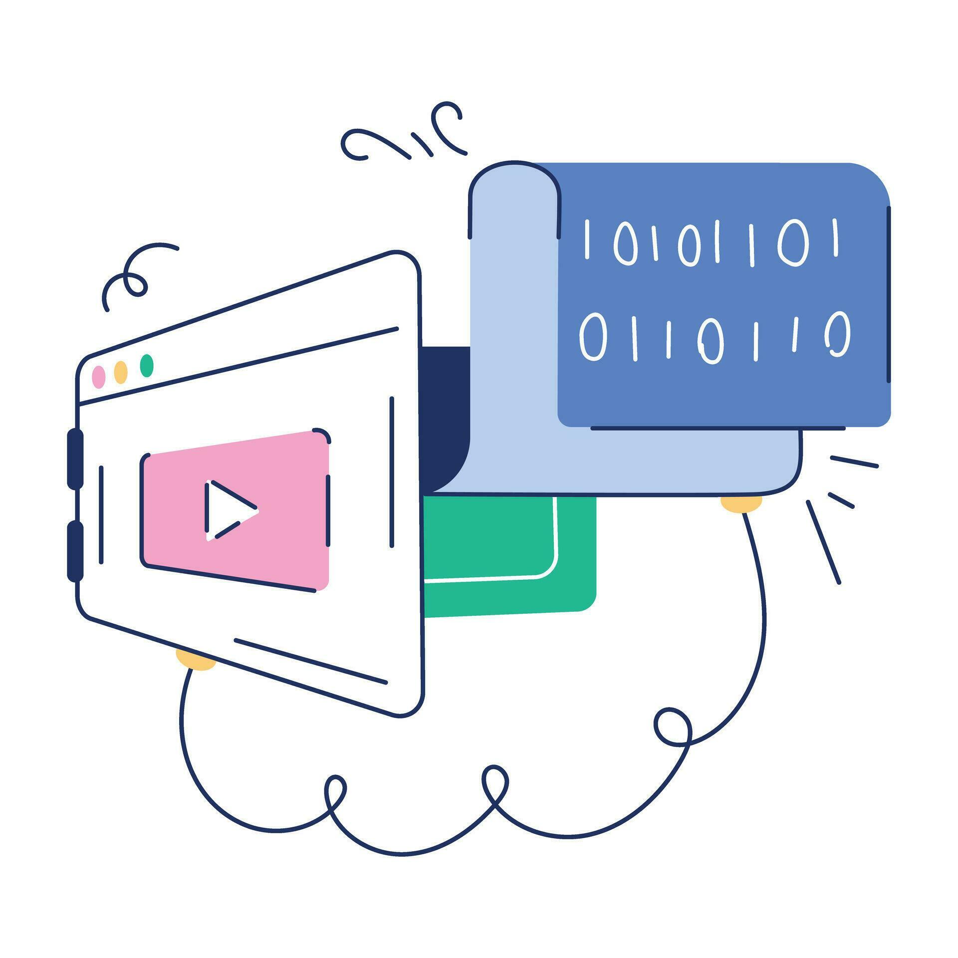 Web Programming Doodle Mini Illustration 36156328 Vector Art at Vecteezy