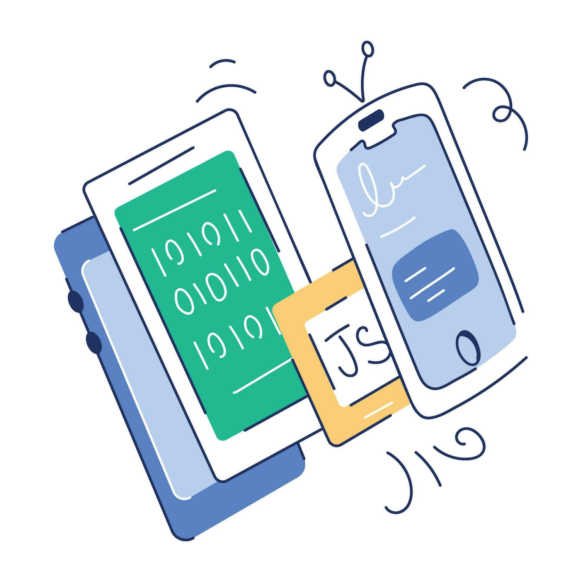 Web Programming Doodle Mini Illustration 36156334 Vector Art at Vecteezy