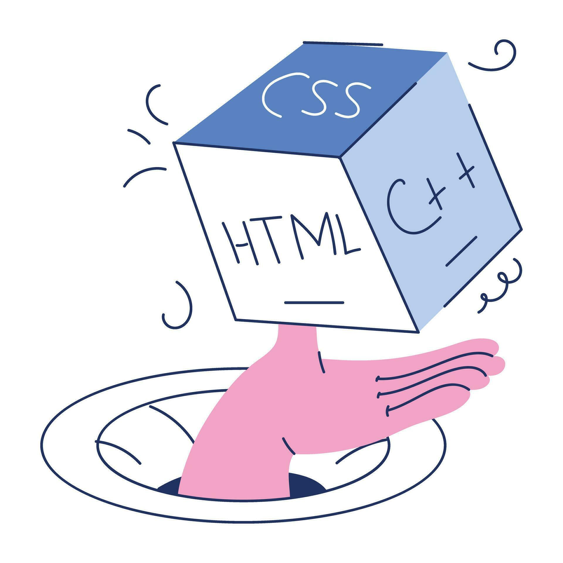 Source Code Doodle Mini Illustration 36156343 Vector Art at Vecteezy