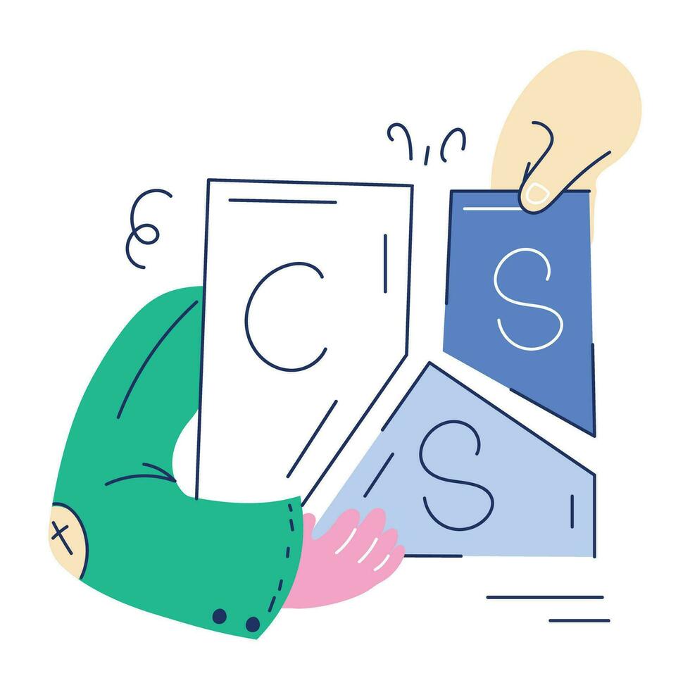 Source Code Doodle Mini Illustration 36156345 Vector Art at Vecteezy