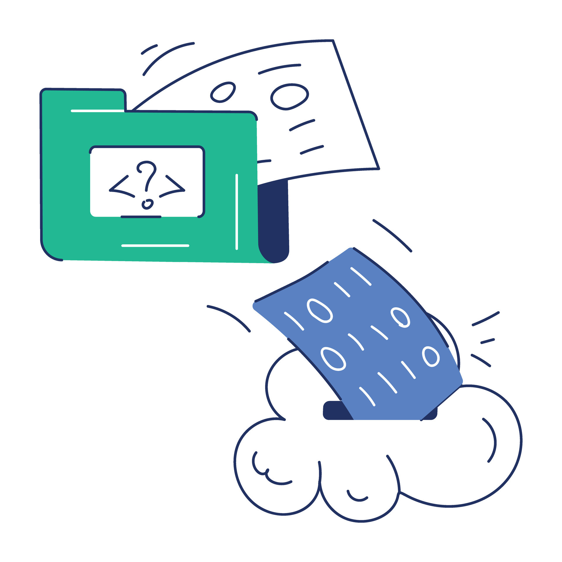 Source Code Doodle Mini Illustration 36156354 Vector Art At Vecteezy