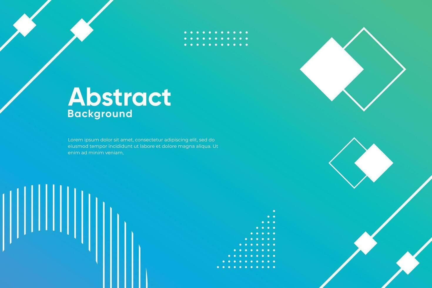 Abstract Geometric Background Blue And Green Gradient Color Dynamic