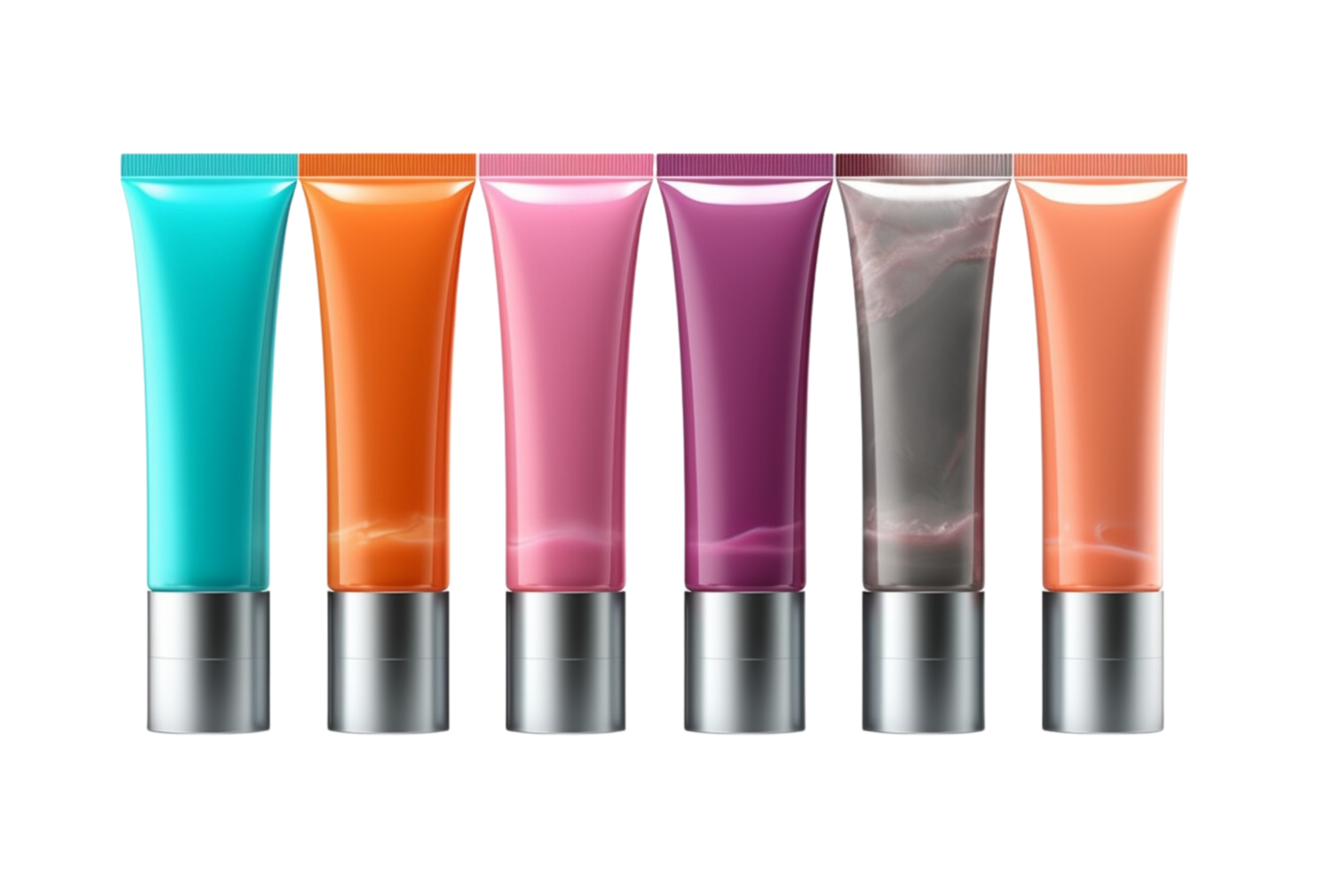 AI generated Collection of cosmetic tube isolated on transparent ... AI generated Collection of cosmetic tube isolated on transparent ...