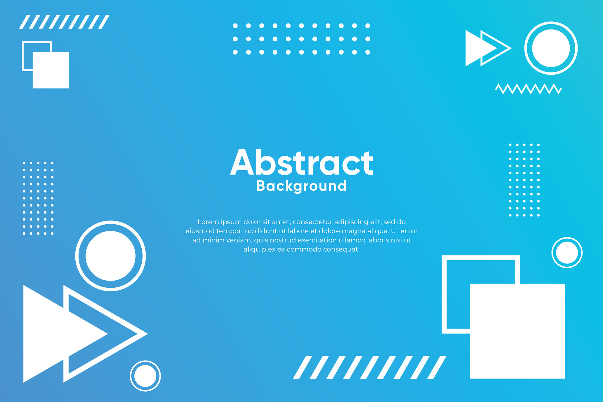 Abstract geometric background. Blue gradient color. Dynamic shape composition. 36162945 Vector ...