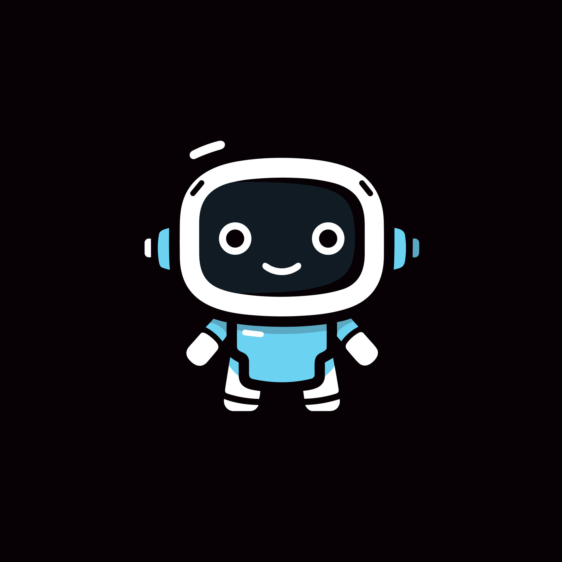 AI generated Software development filled colorful logo. Machine ...