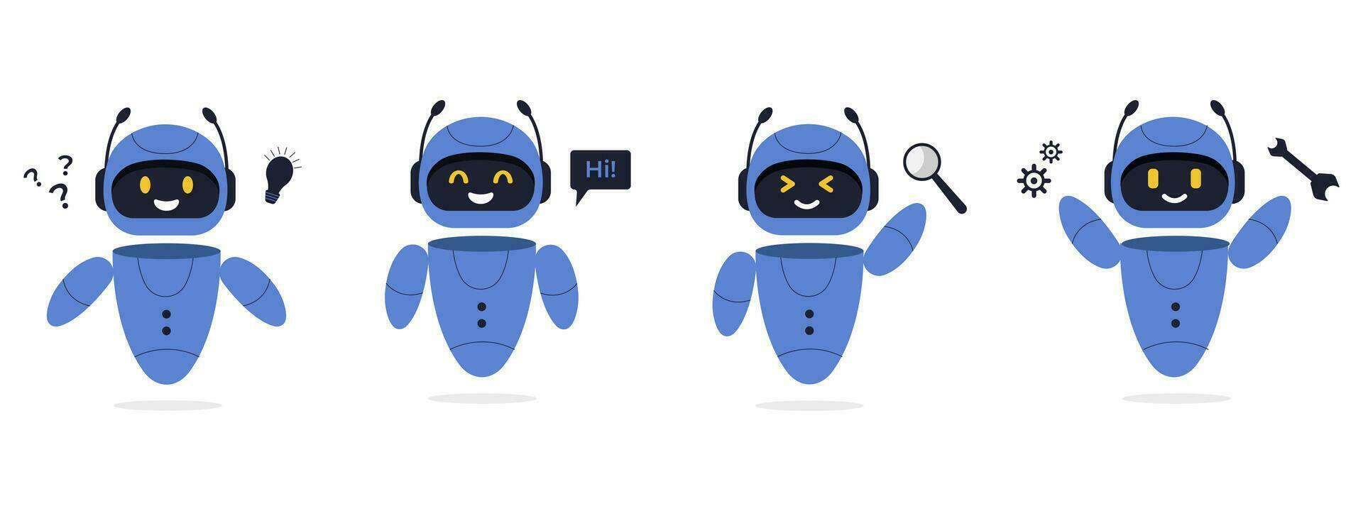 Chatbot Neural Network Ai Servers And Robots Technology Cute Chatbot Ai Character 36168015