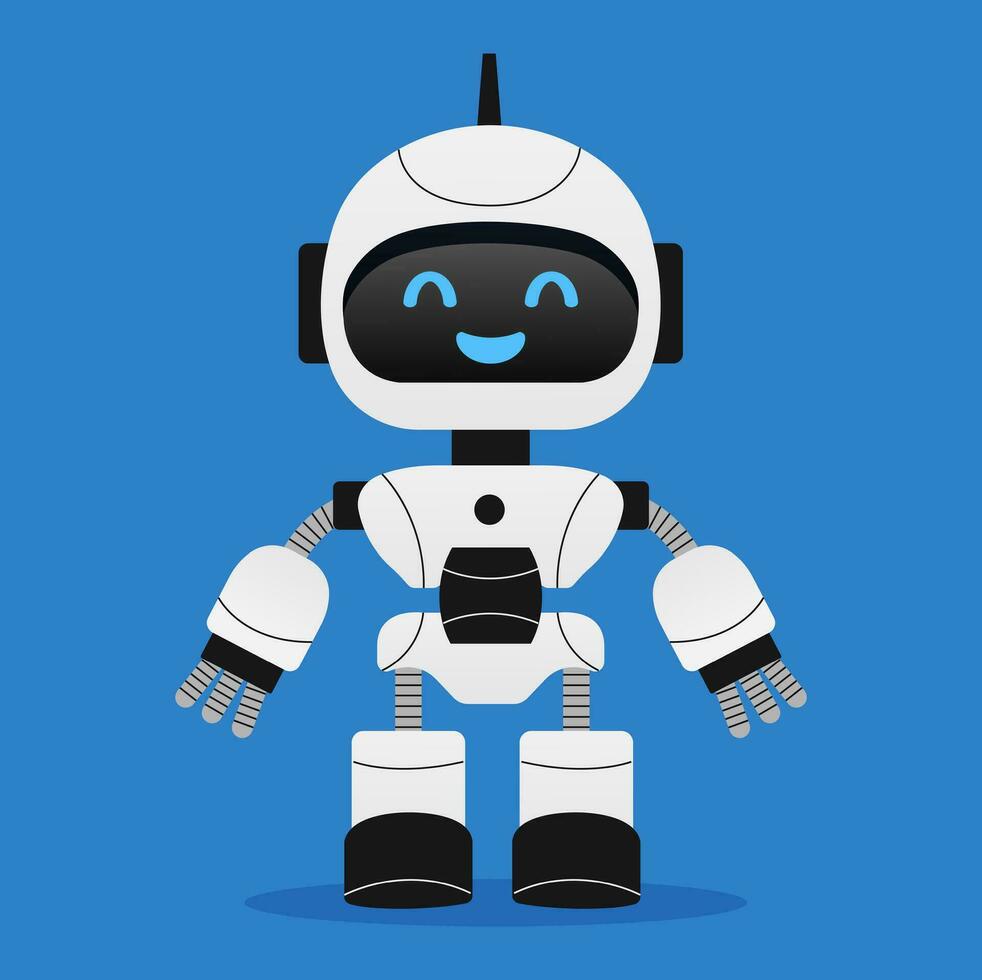 Robot Chat Bot Neural Network Ai Servers And Robots Technology Set Of Cute Robot Ai Character