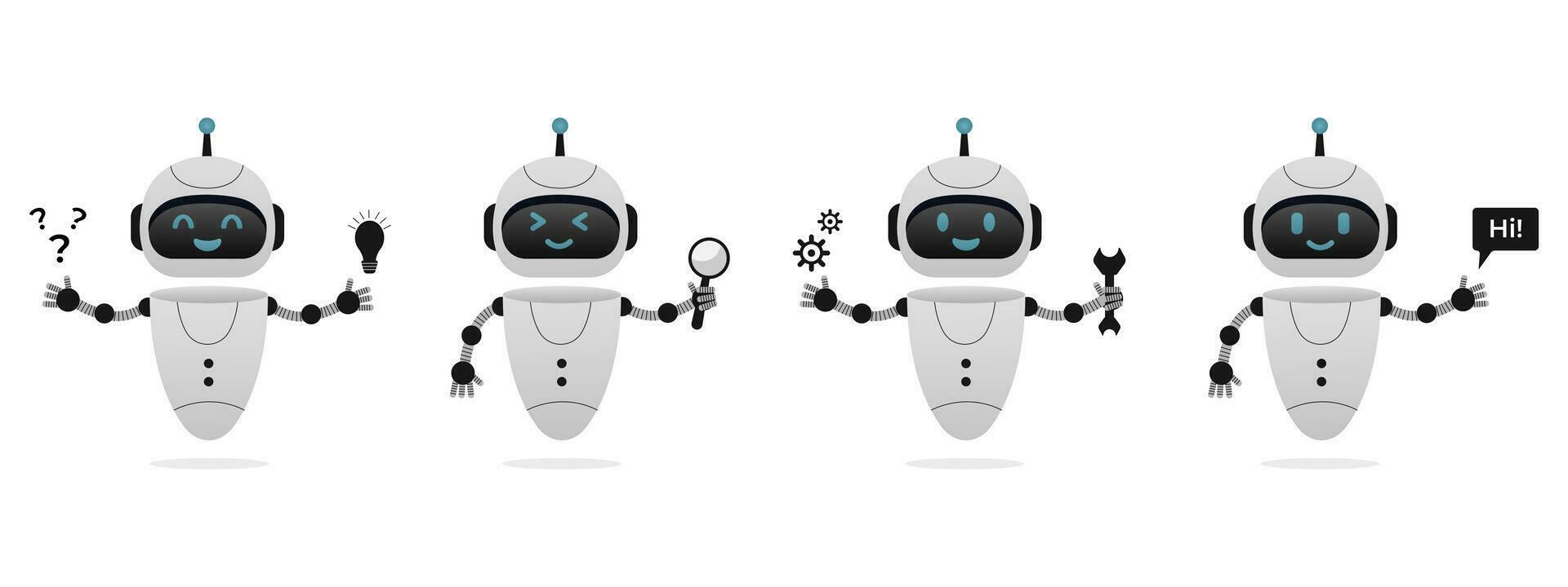 Chatbot Neural Network Ai Servers And Robots Technology Cute Chatbot Ai Character 36168039