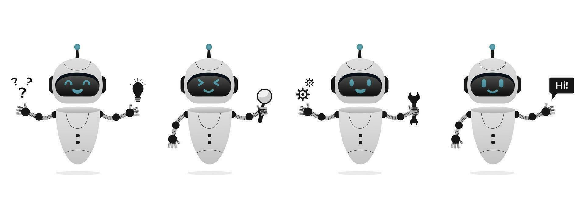 Chatbot Neural Network Ai Servers And Robots Technology Cute Chatbot Ai Character 36168039