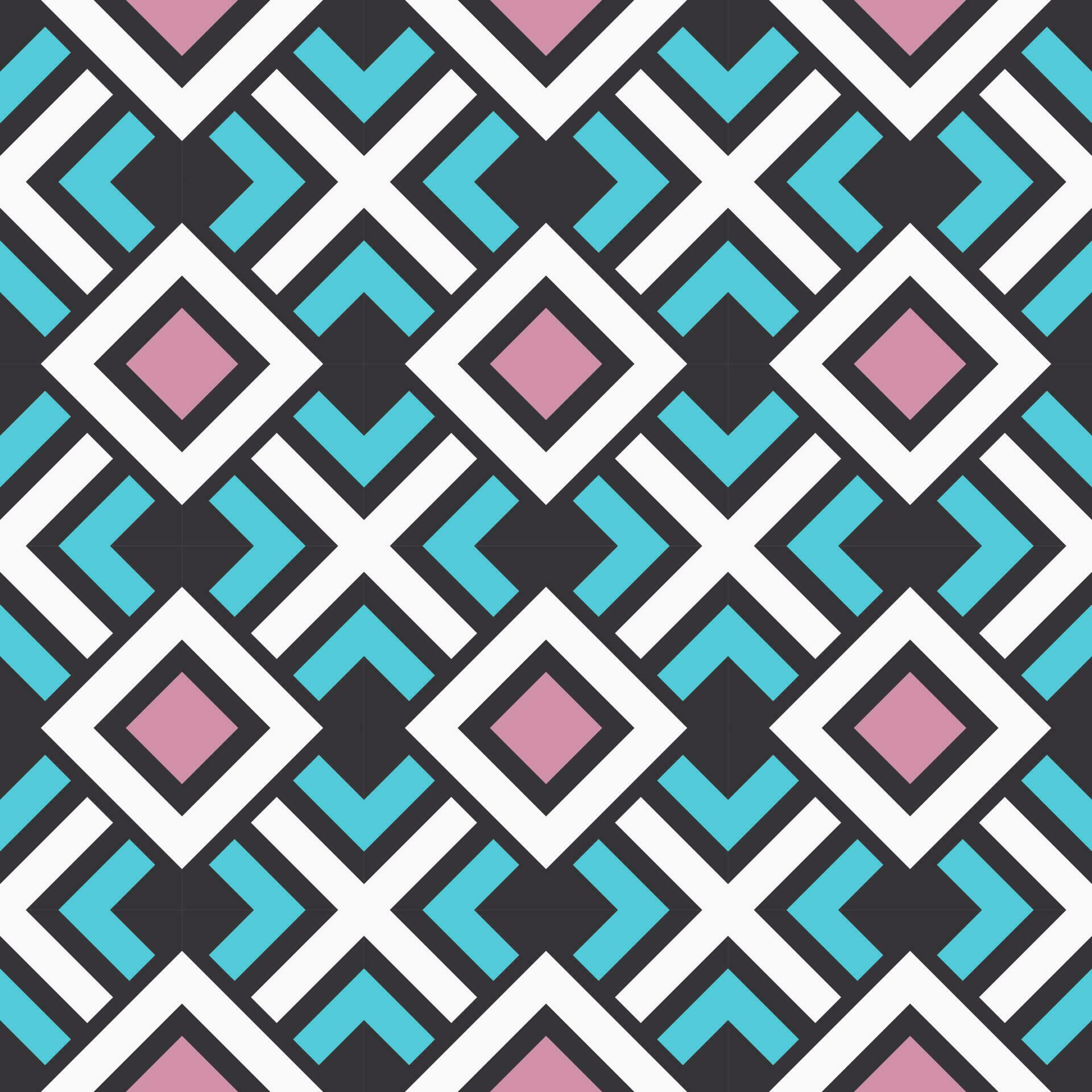 Seamless vector geometric color pattern background. Full color modern ...