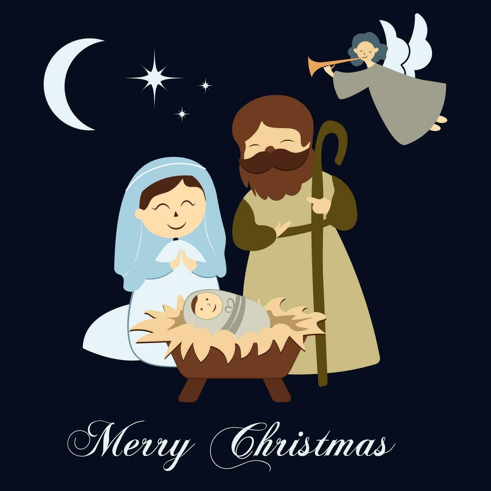 Vector religious illustration for Christmas 36176565 Vector Art at Vecteezy