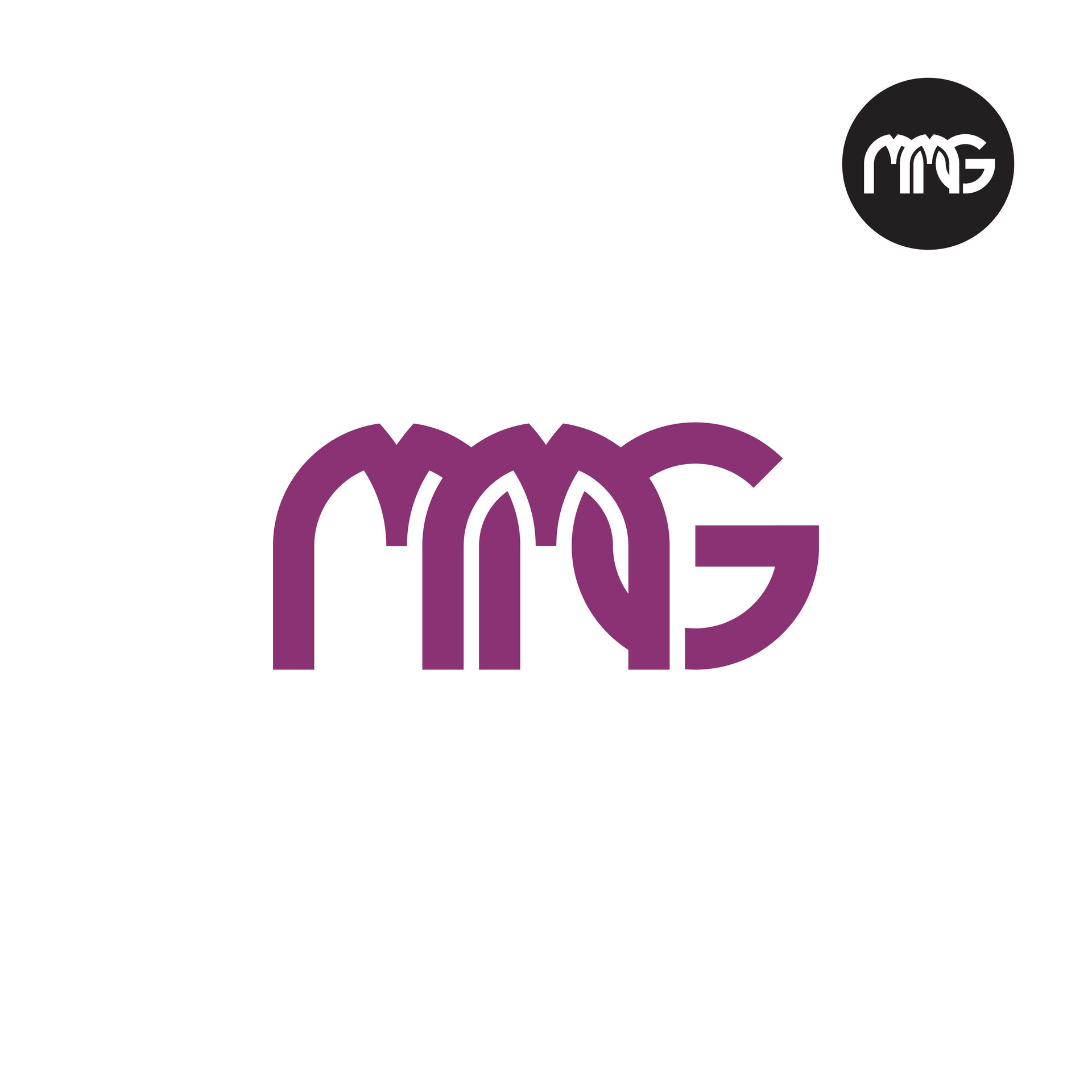 Letter MMG Monogram Logo Design 36177540 Vector Art at Vecteezy
