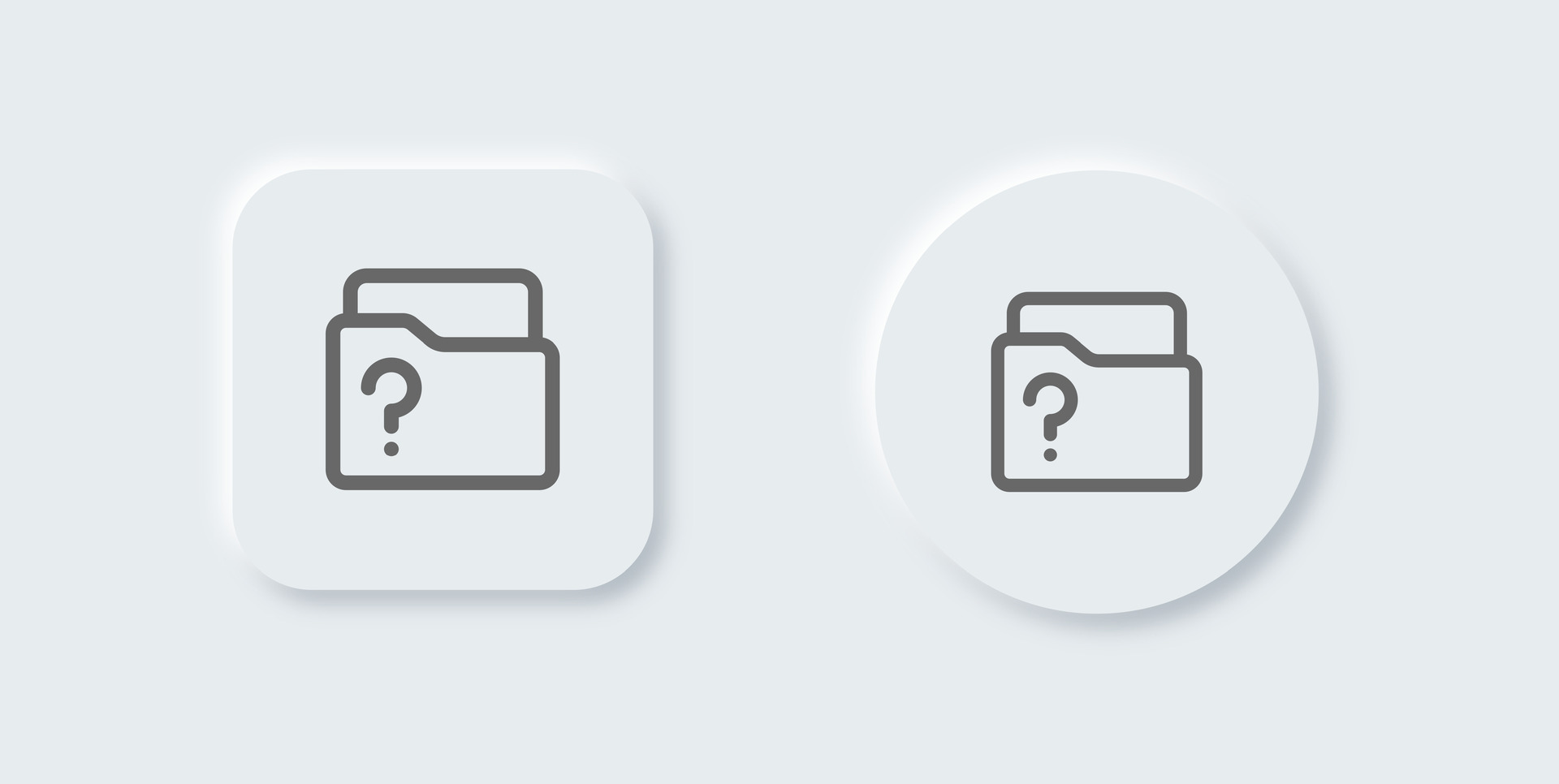 Empty Line Icon In Neomorphic Design Style Storage Signs Vector