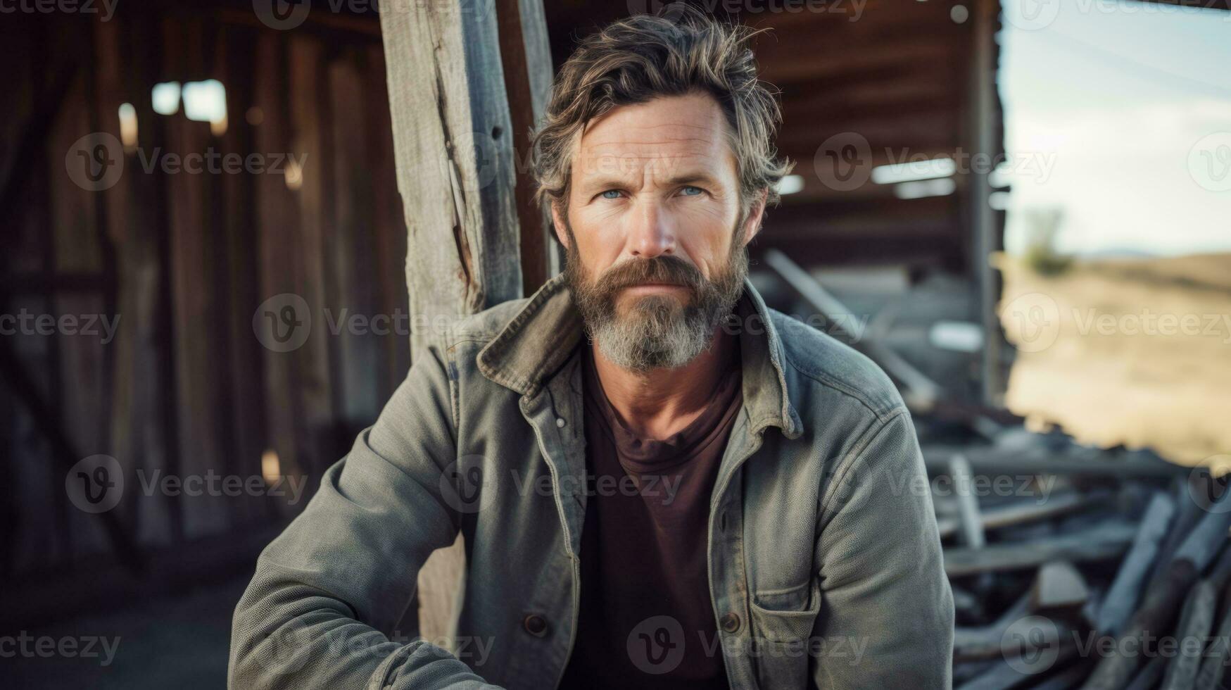 AI generated middle aged handsome man. Generative AI 36181075 Stock Photo at Vecteezy