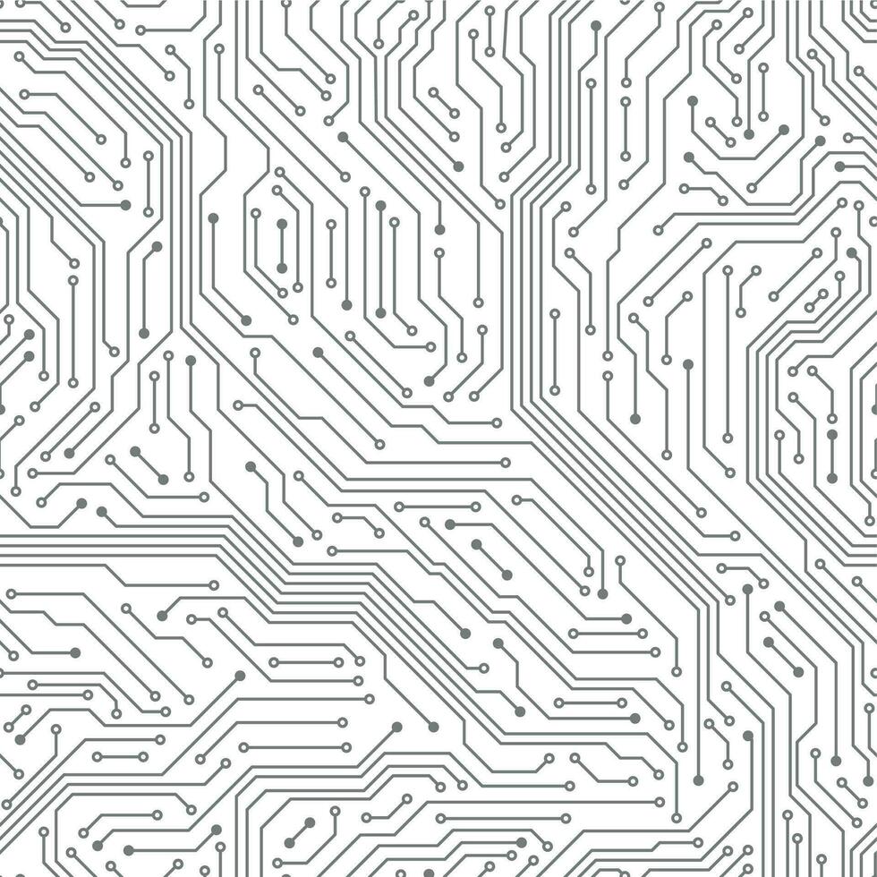 Seamless circuit board. Digital technology electrical scheme printed ...